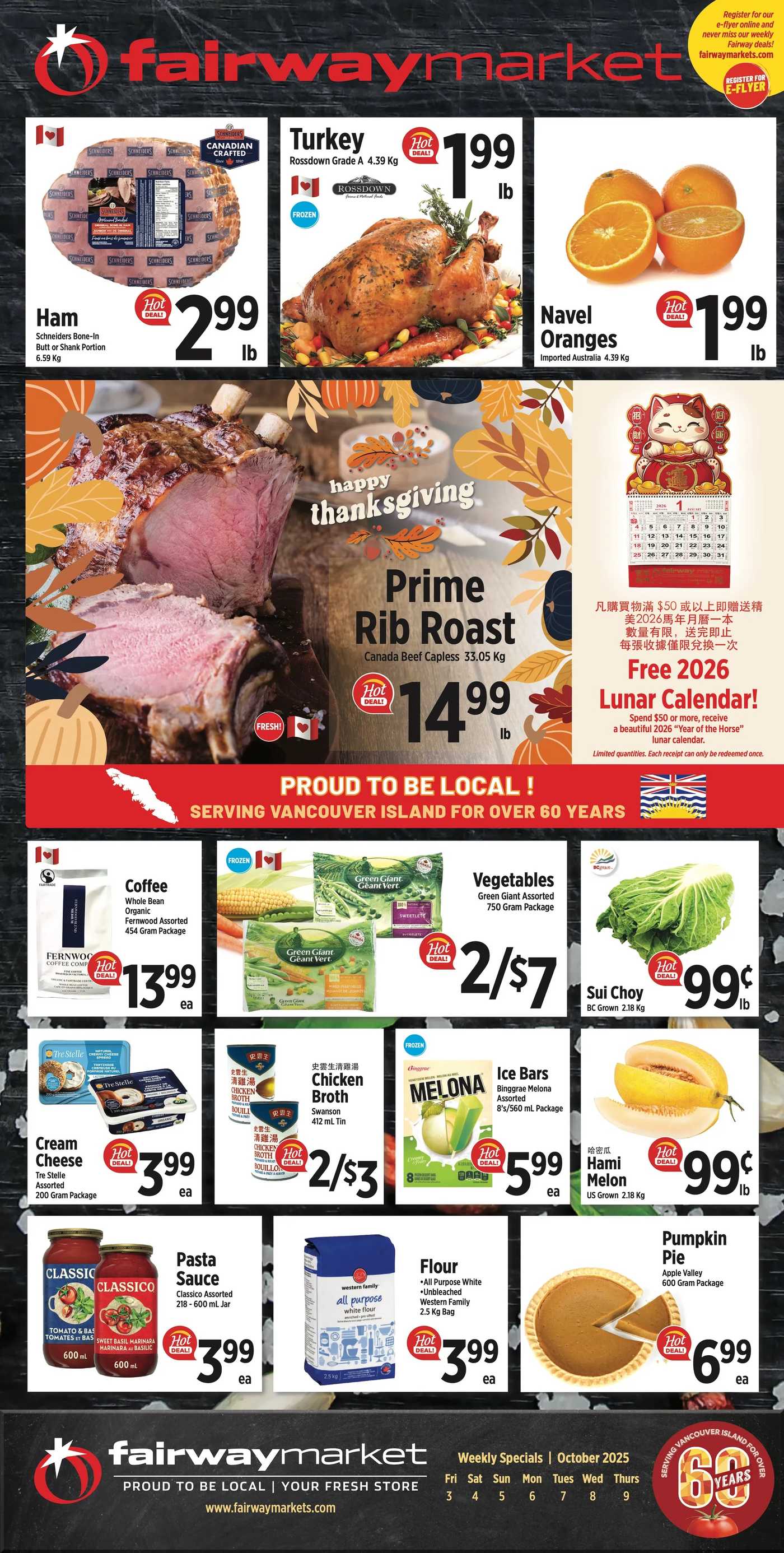 Fairway Market Flyer October 3 to 9