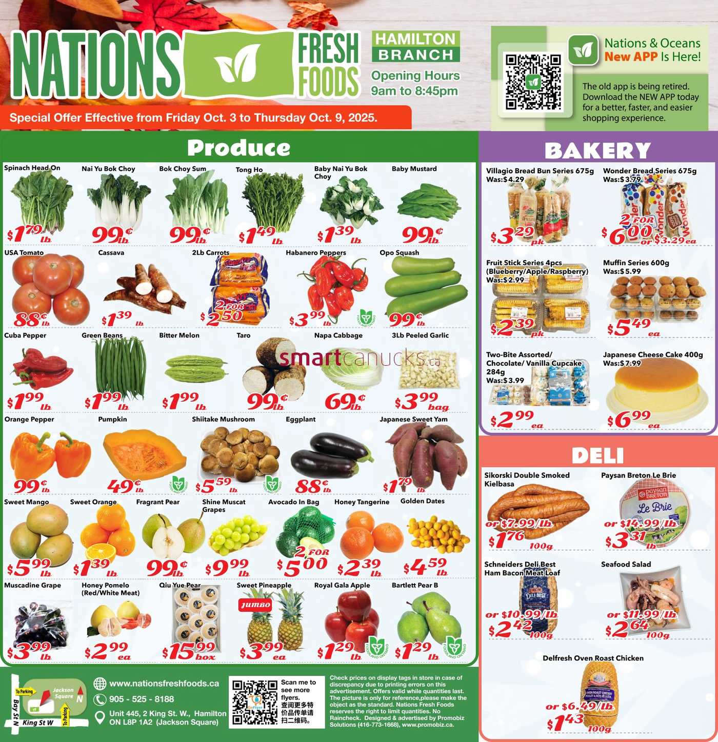 Nations Fresh Foods (Hamilton) Flyer October 3 to 9