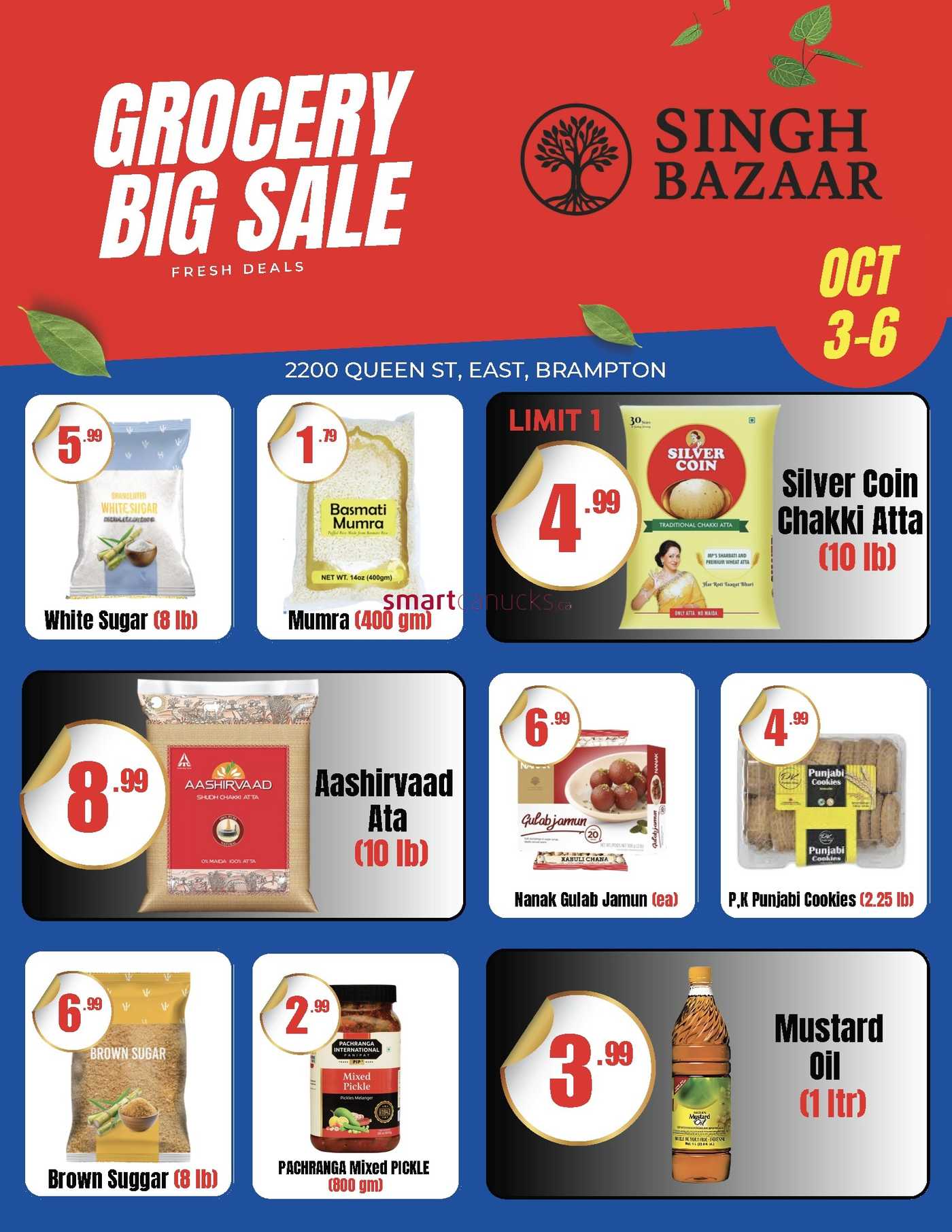 Singh Bazaar Flyer October 3 to 6