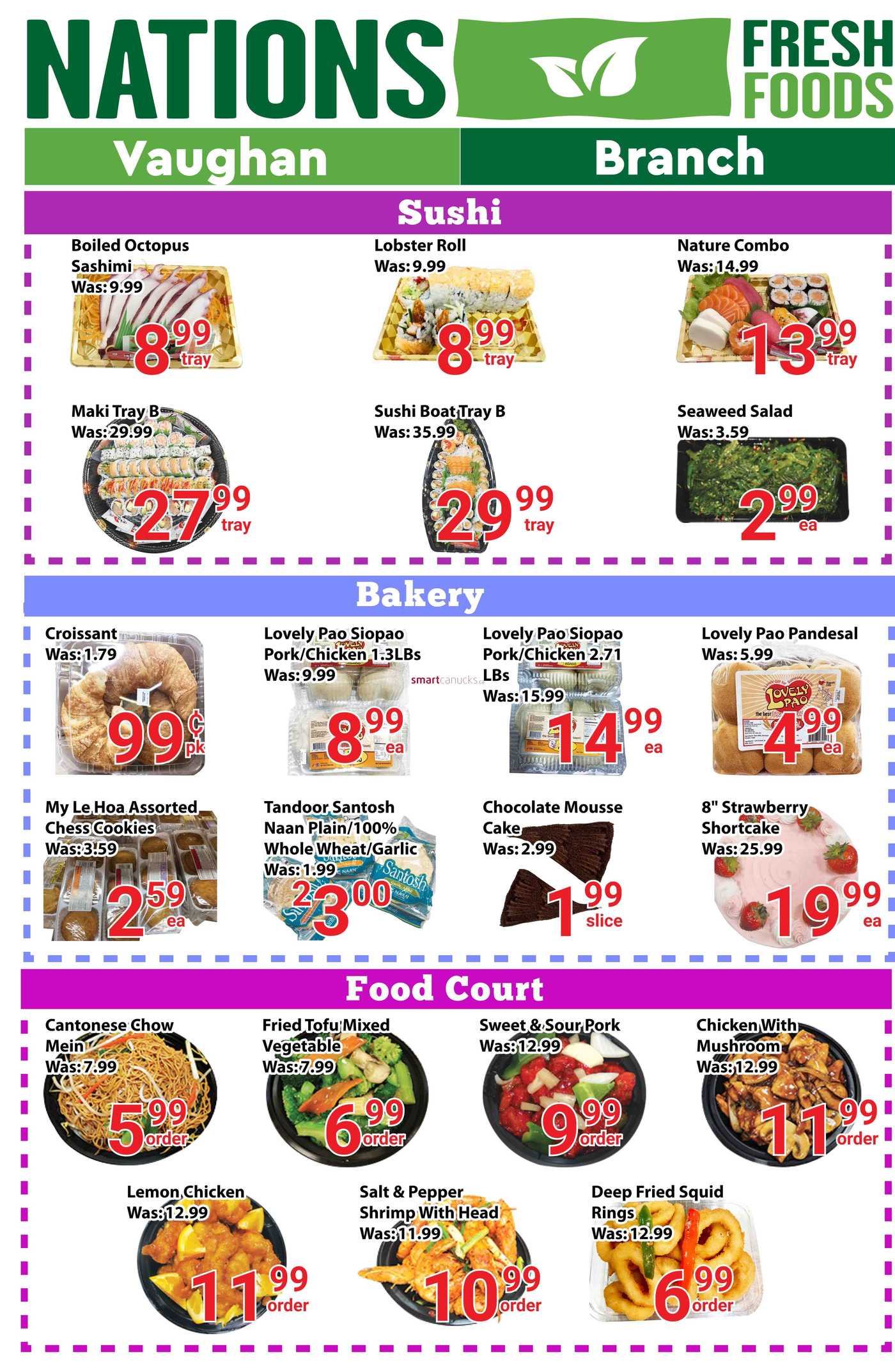 Nations Fresh Foods (Vaughan) Flyer October 3 to 9