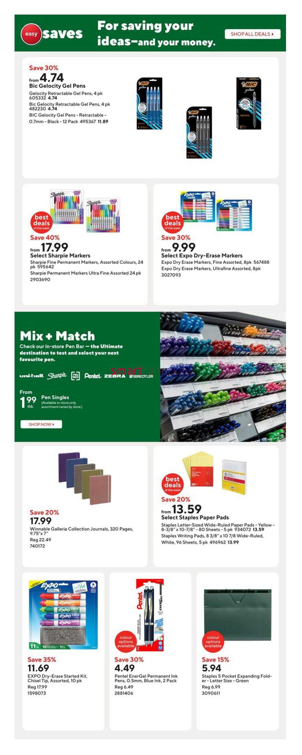 Staples Flyer October 3 to 9