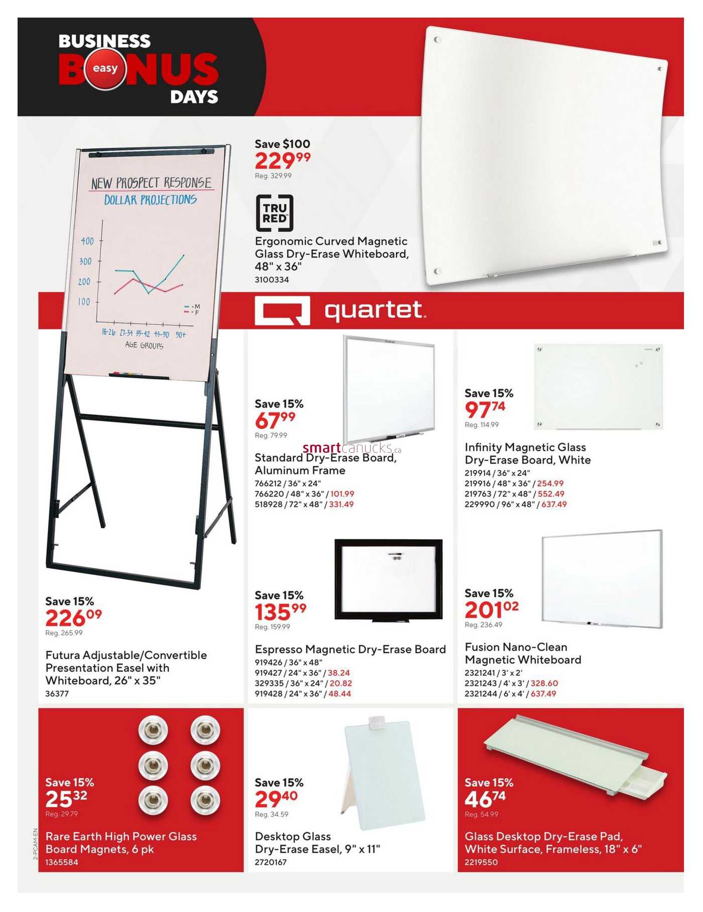 Staples Business Bonus Days Flyer October 3 to 16