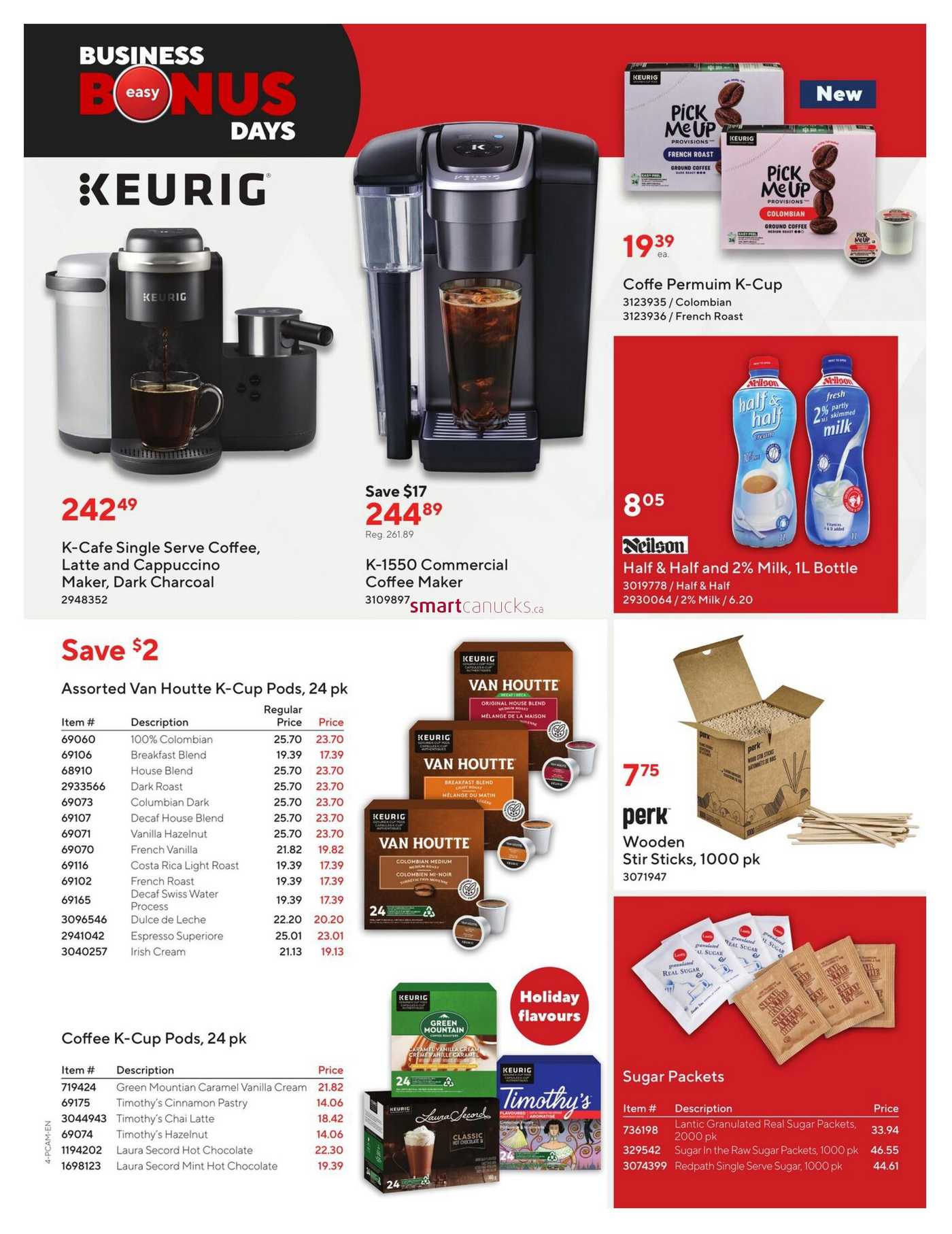 Staples Business Bonus Days Flyer October 3 to 16