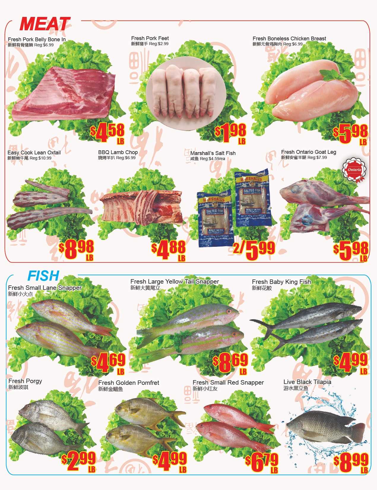 Fu Yao Supermarket Flyer October 3 to 9