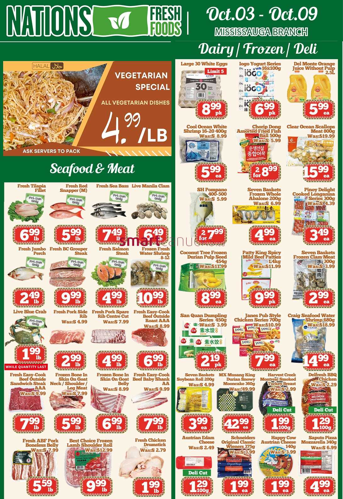 Nations Fresh Foods (Mississauga) Flyer October 3 to 9