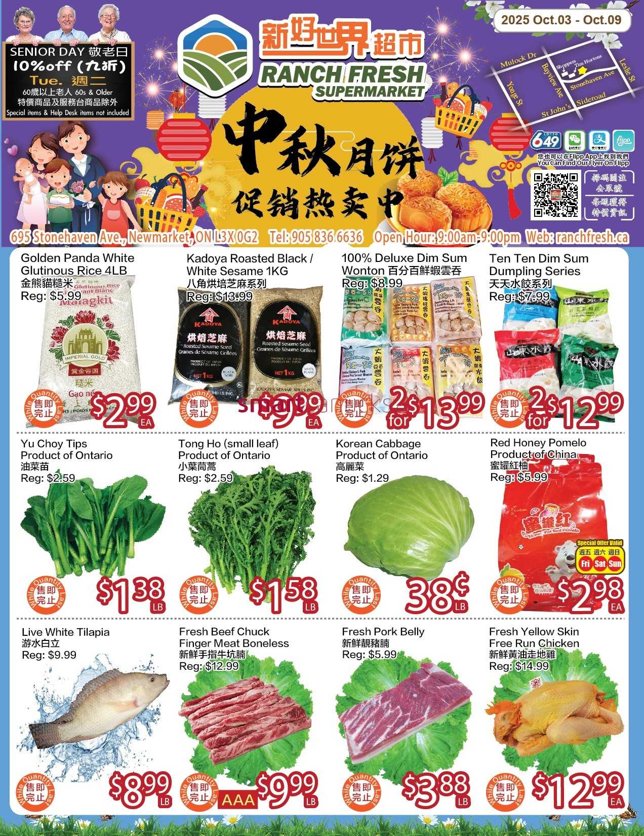 Ranch Fresh Supermarket Flyer October 3 to 9