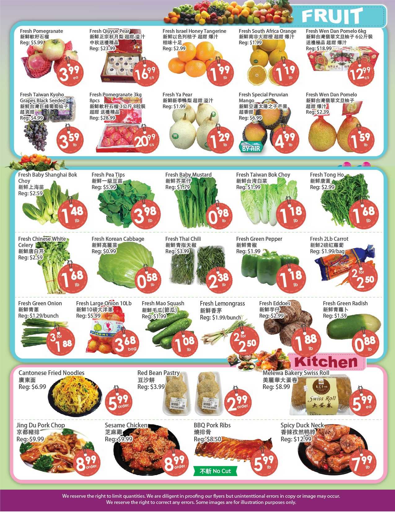 Fresh Palace Supermarket Flyer October 3 to 9