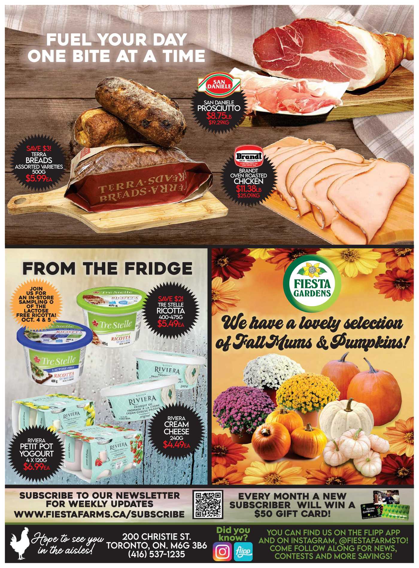 Fiesta Farms Flyer October 3 to 9