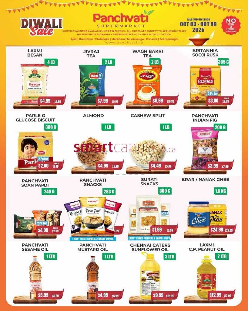 Panchvati Supermarket Flyer October 3 to 9