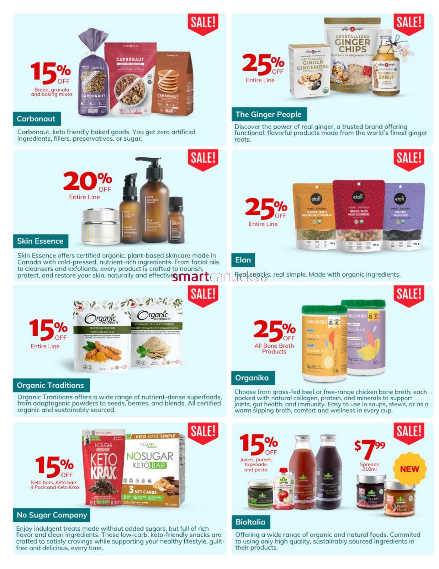 Natural Food Pantry Flyer October 1 to 31