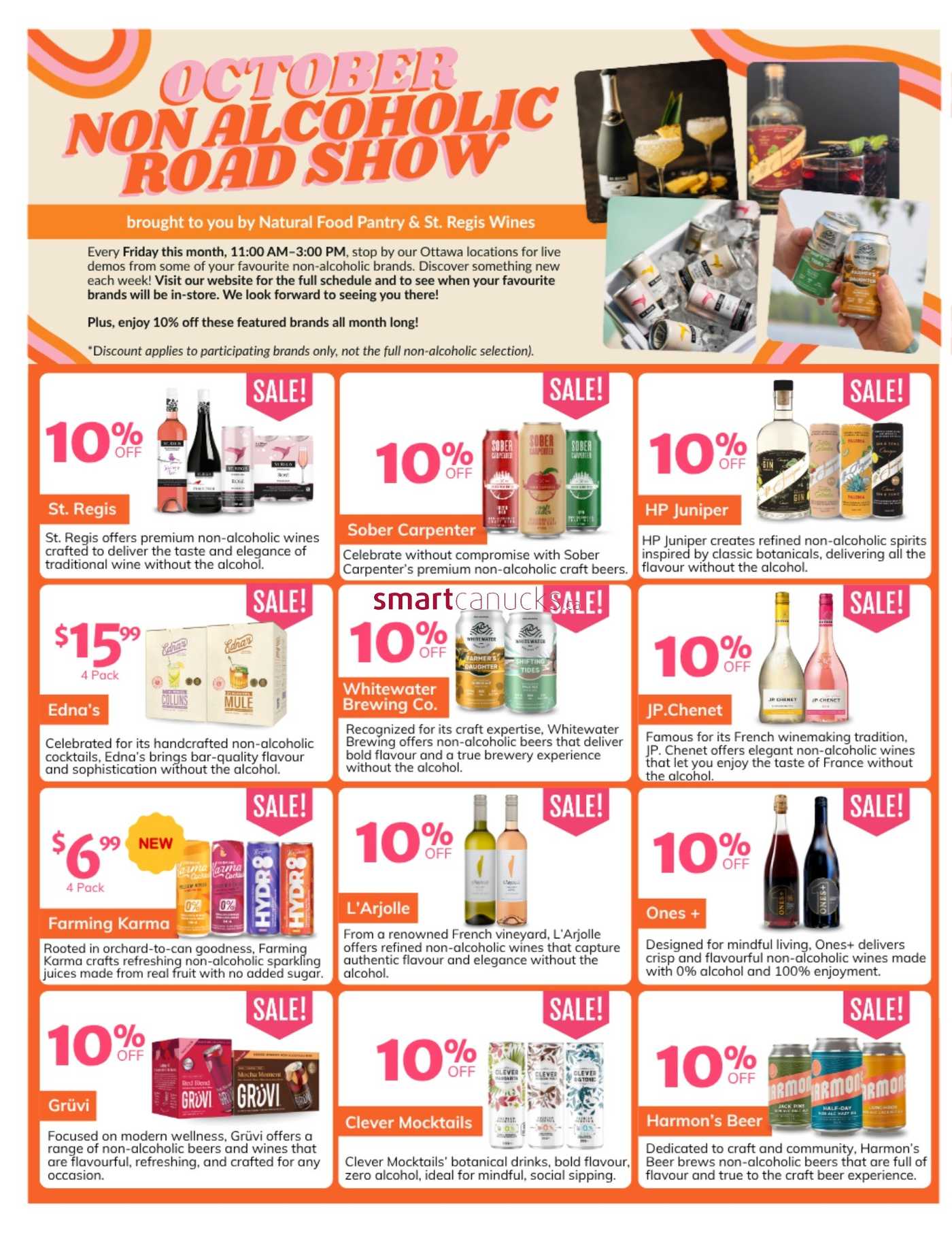 Natural Food Pantry Flyer October 1 to 31