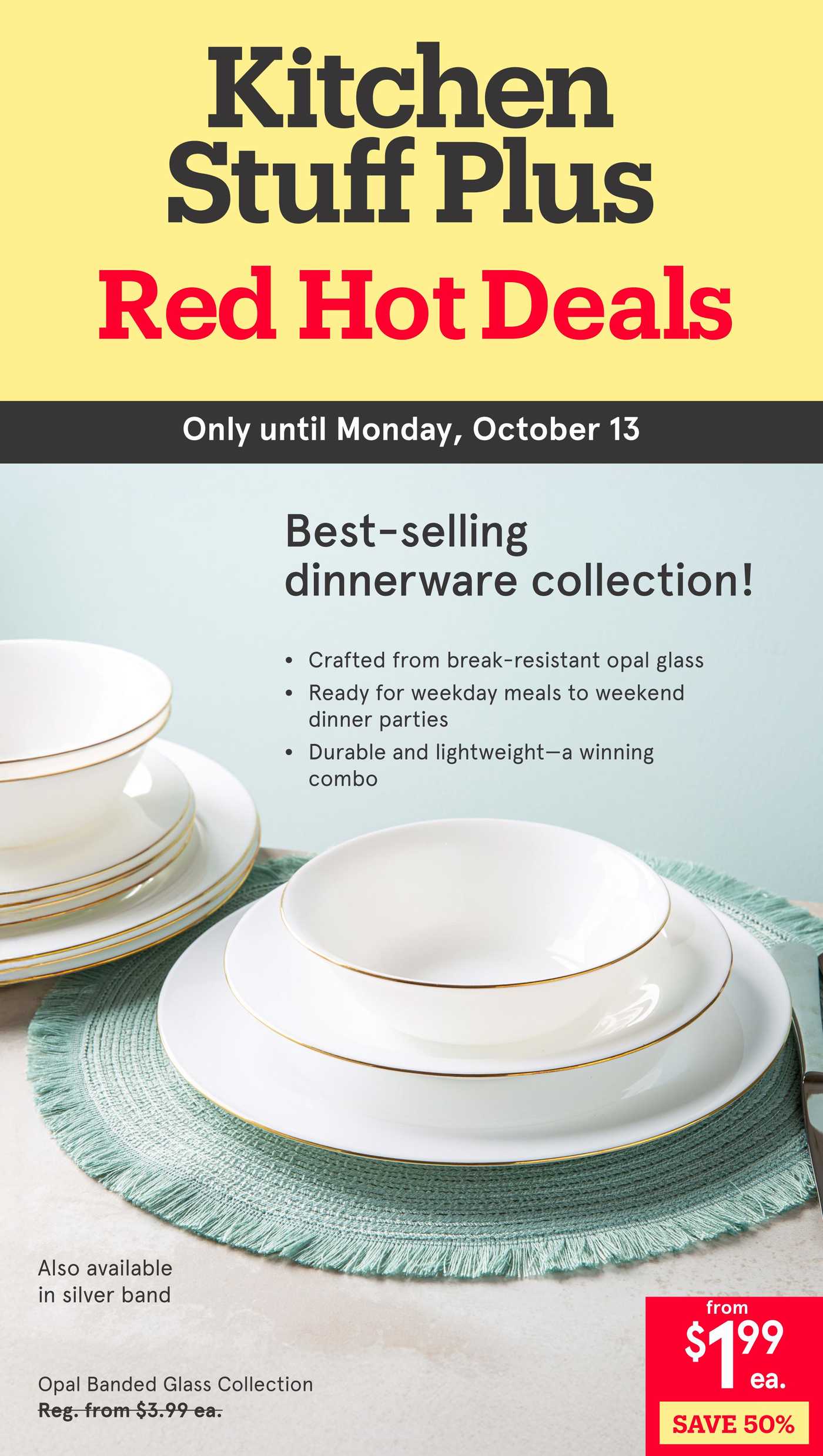 Kitchen Stuff Plus Red Hot Deals Flyer October 6 to 13