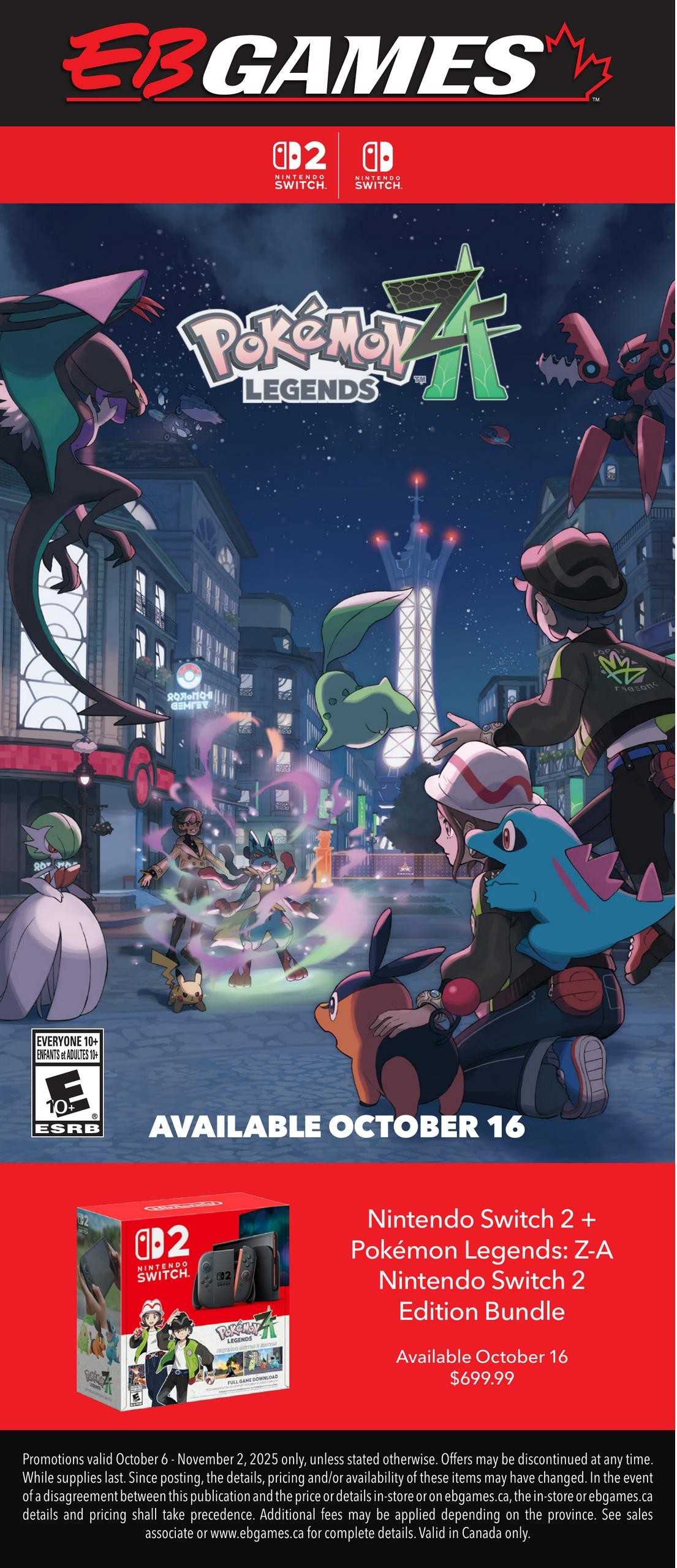 EB Games Flyer October 6 to November 2