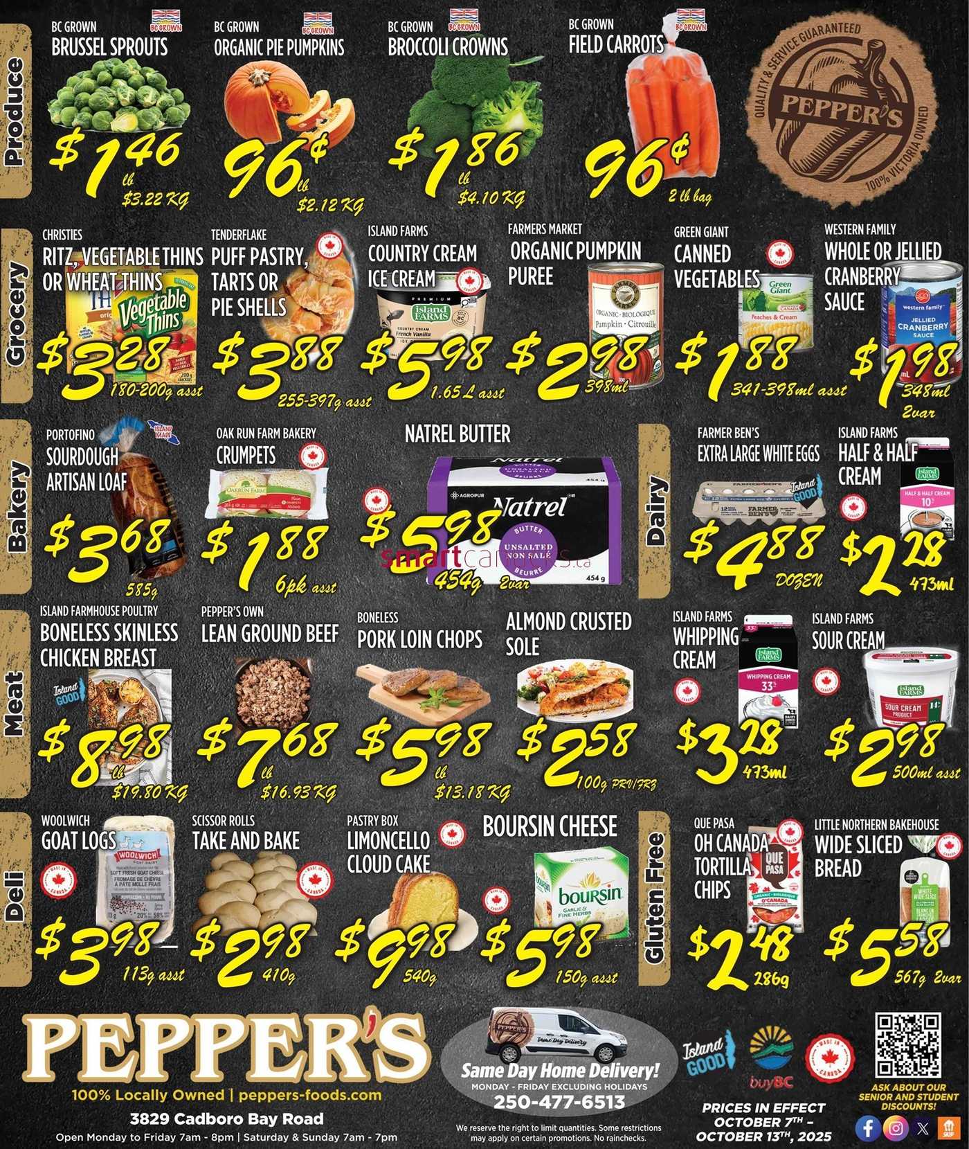Pepper's Foods Flyer October 7 to 13