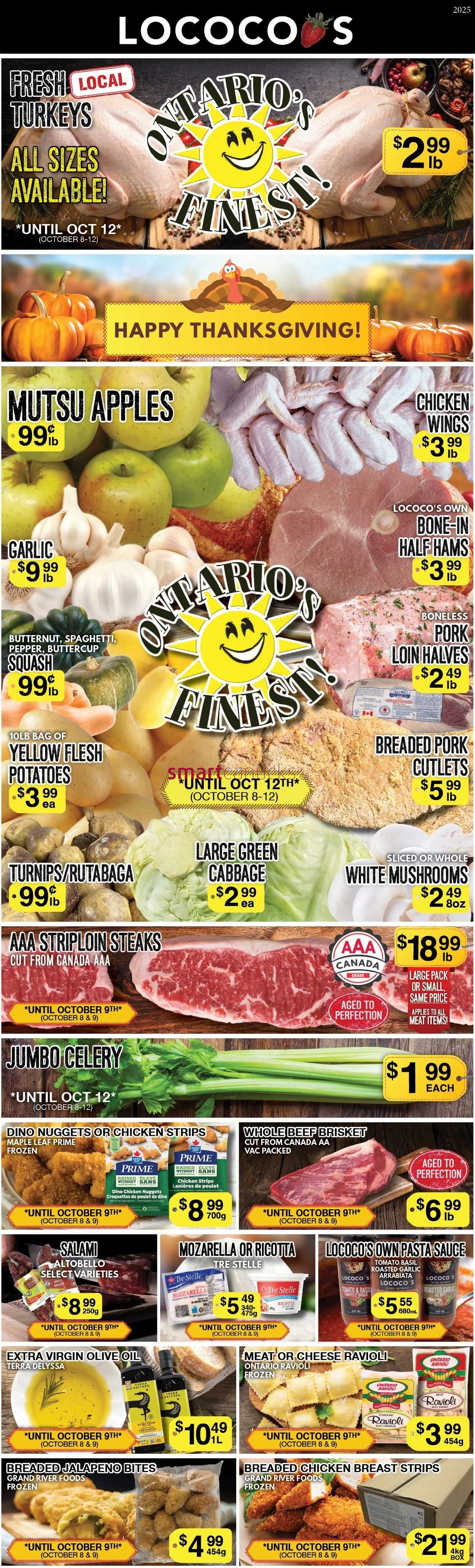 Lococo's Flyer October 8 to 12