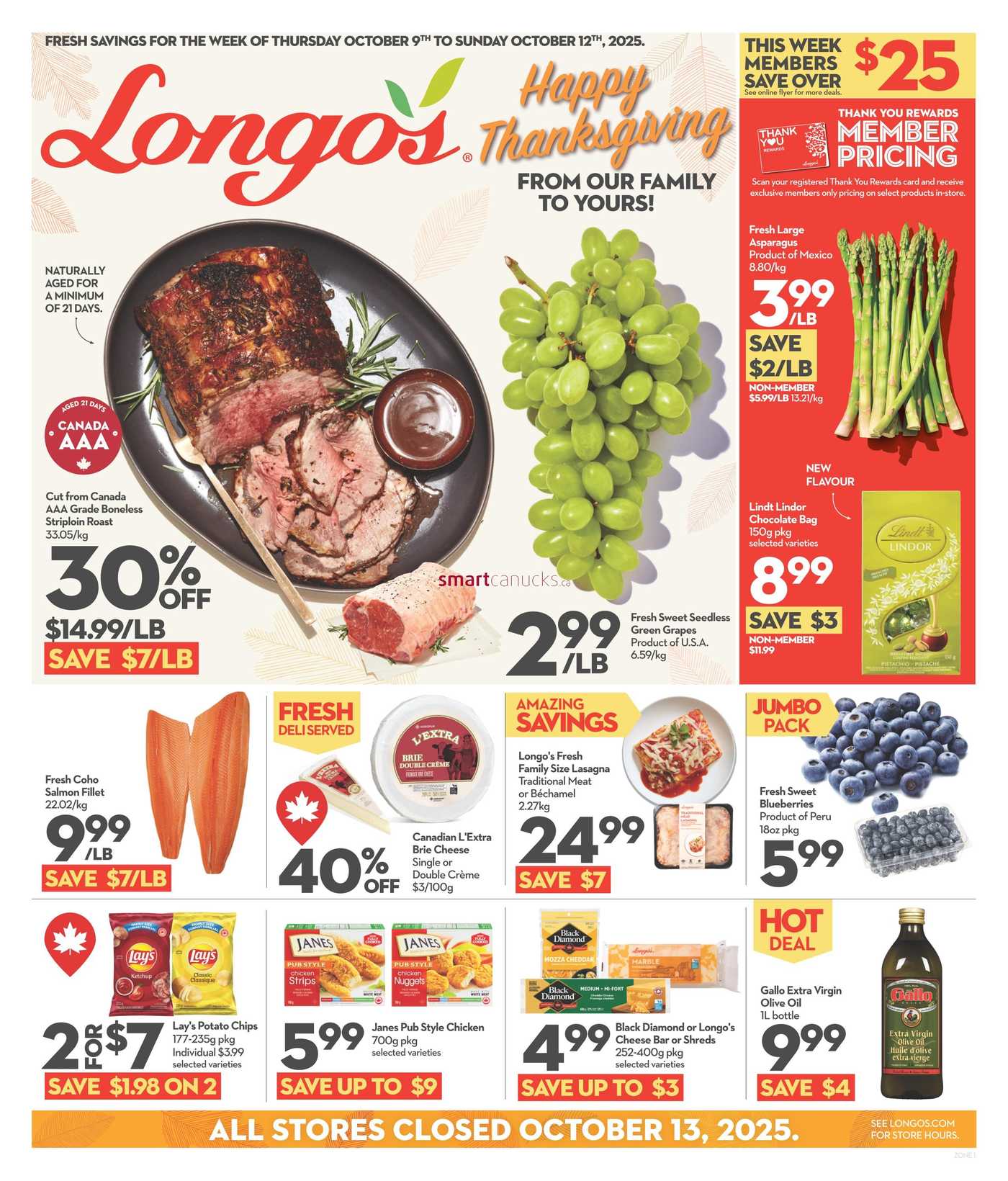 Longo's Flyer October 9 to 12
