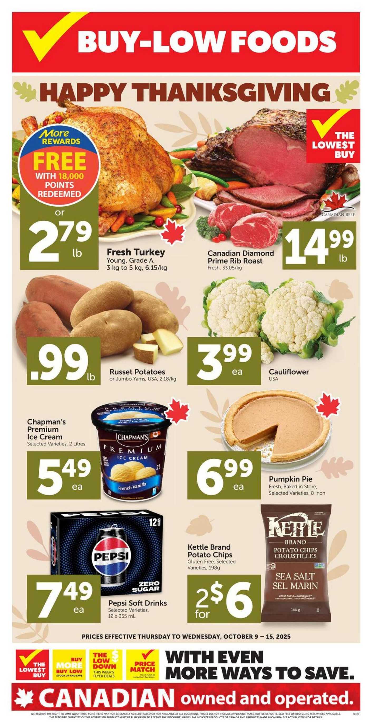 Buy-Low Foods Flyer October 9 to 15