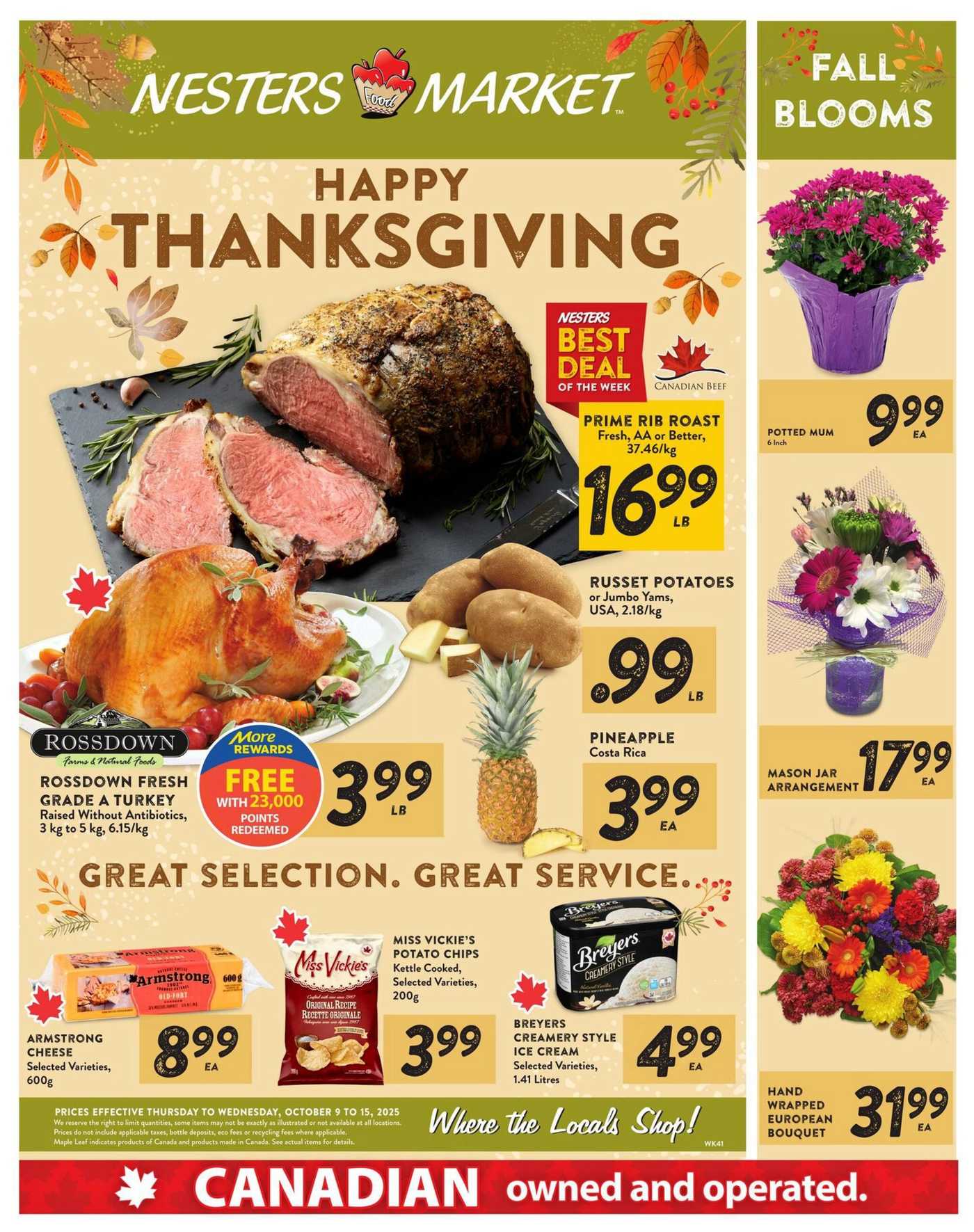 Nesters Market Flyer October 9 to 15