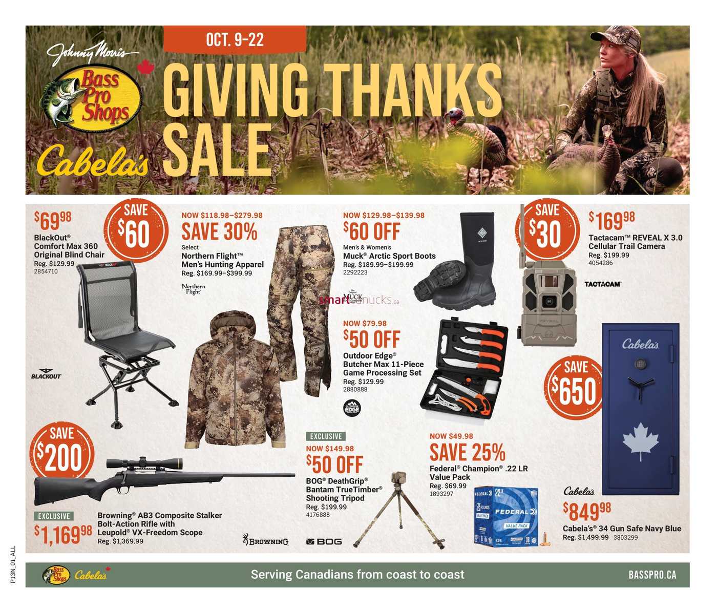 Bass Pro Shops Flyer October 9 to 22