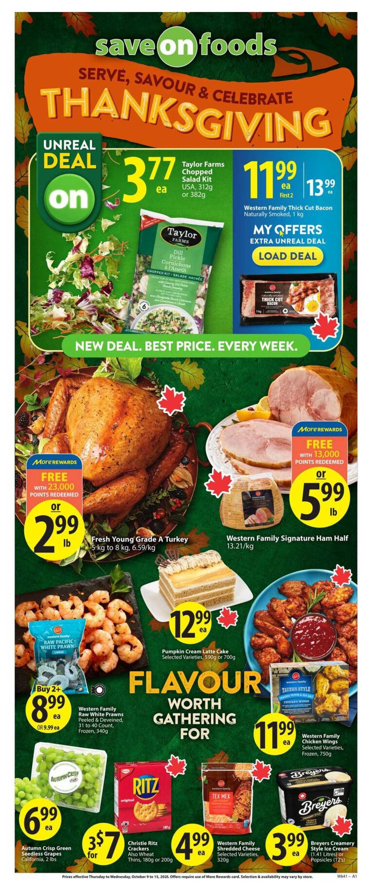 Save On Foods (BC) Flyer October 9 to 15