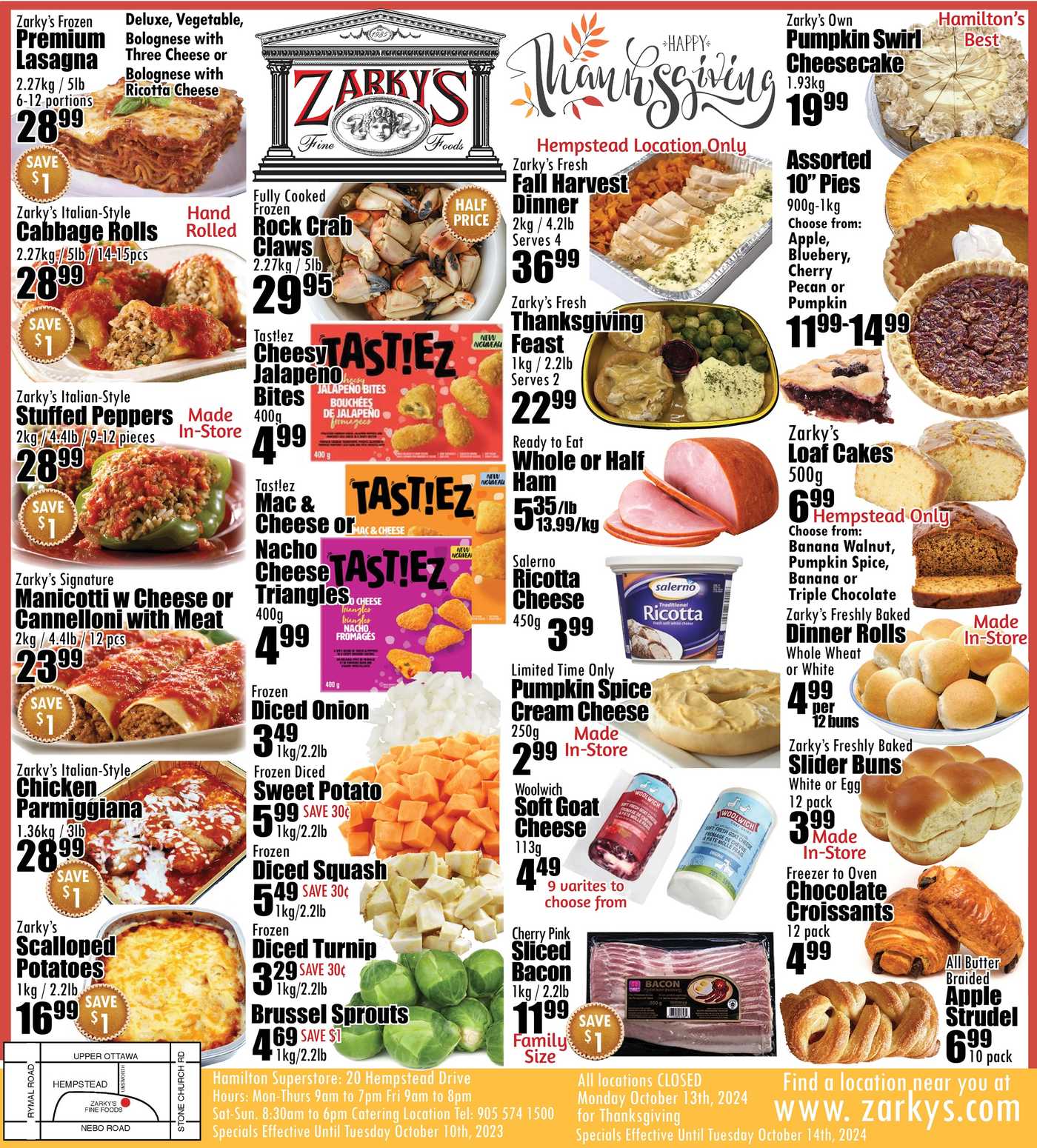 Zarky's Flyer October 8 to 14