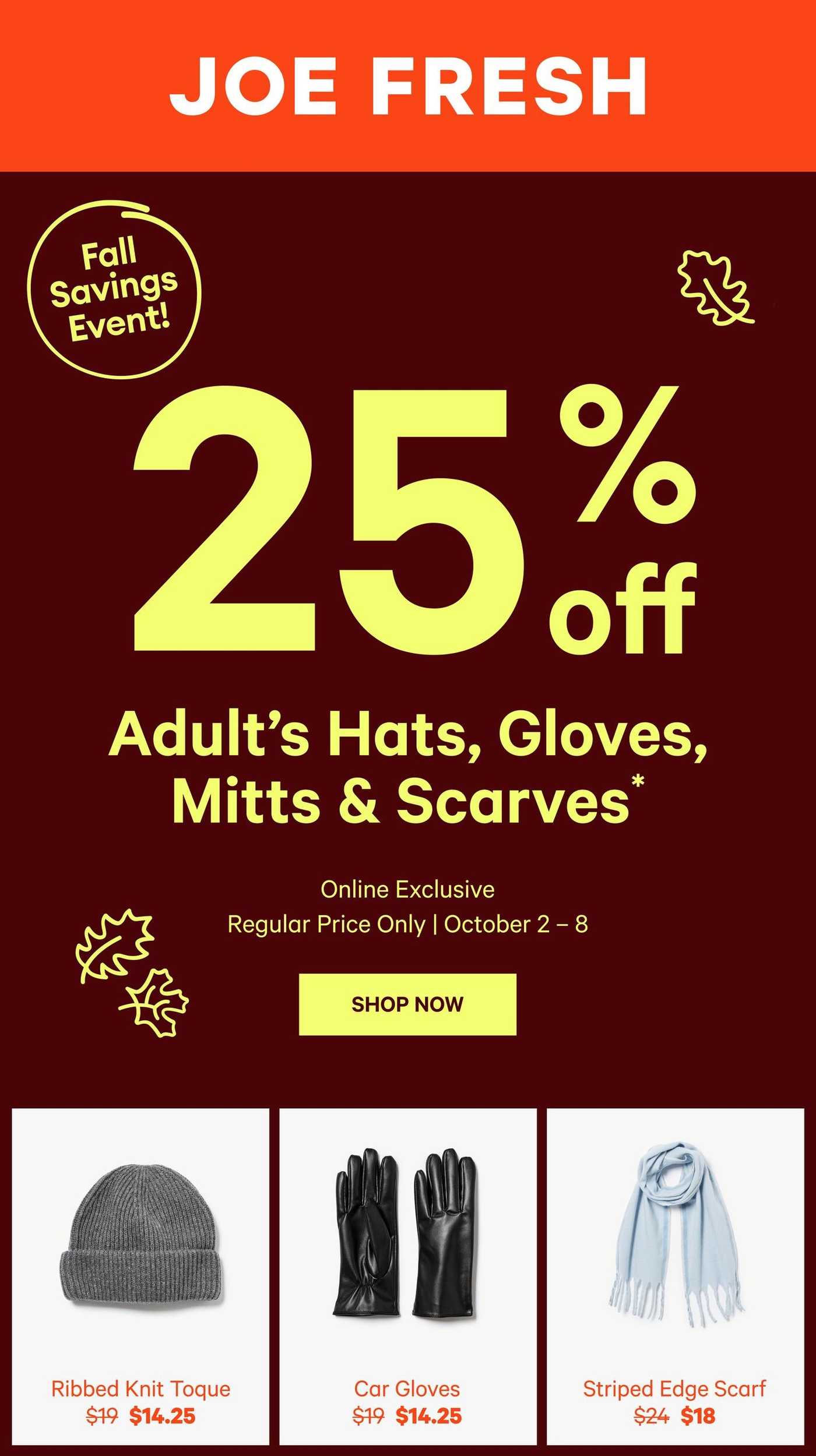 Joe Fresh Canada Flyers