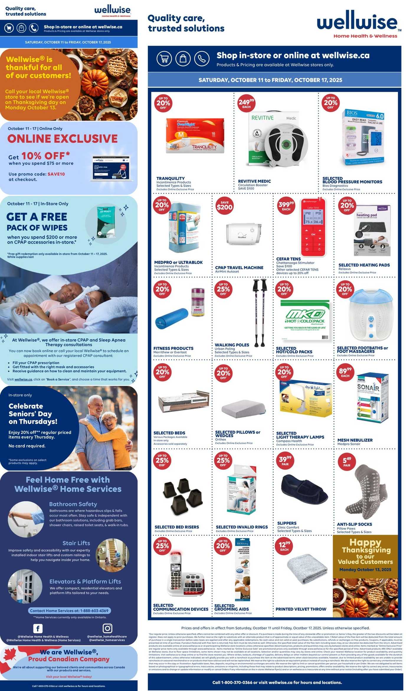 Wellwise By Shoppers Flyer October 11 to 17
