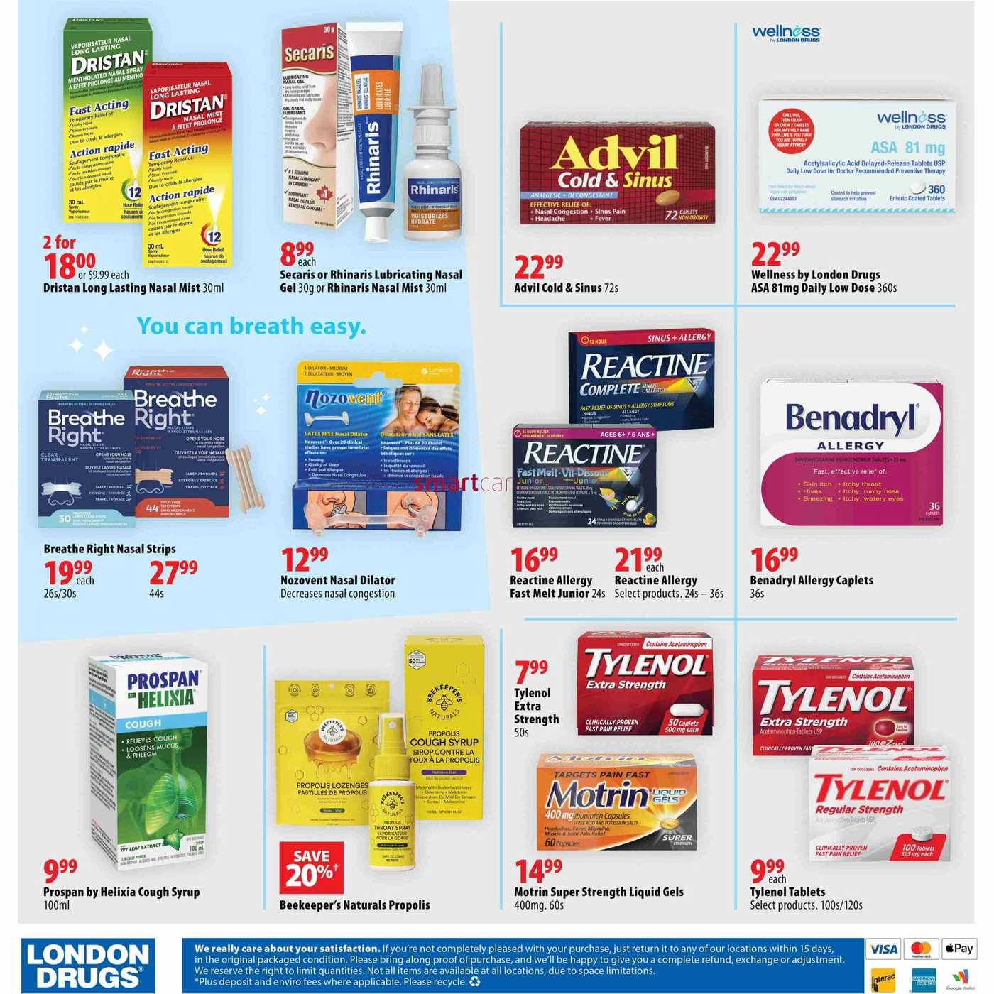 London Drugs Cough and Cold Flyer October 9 to 22