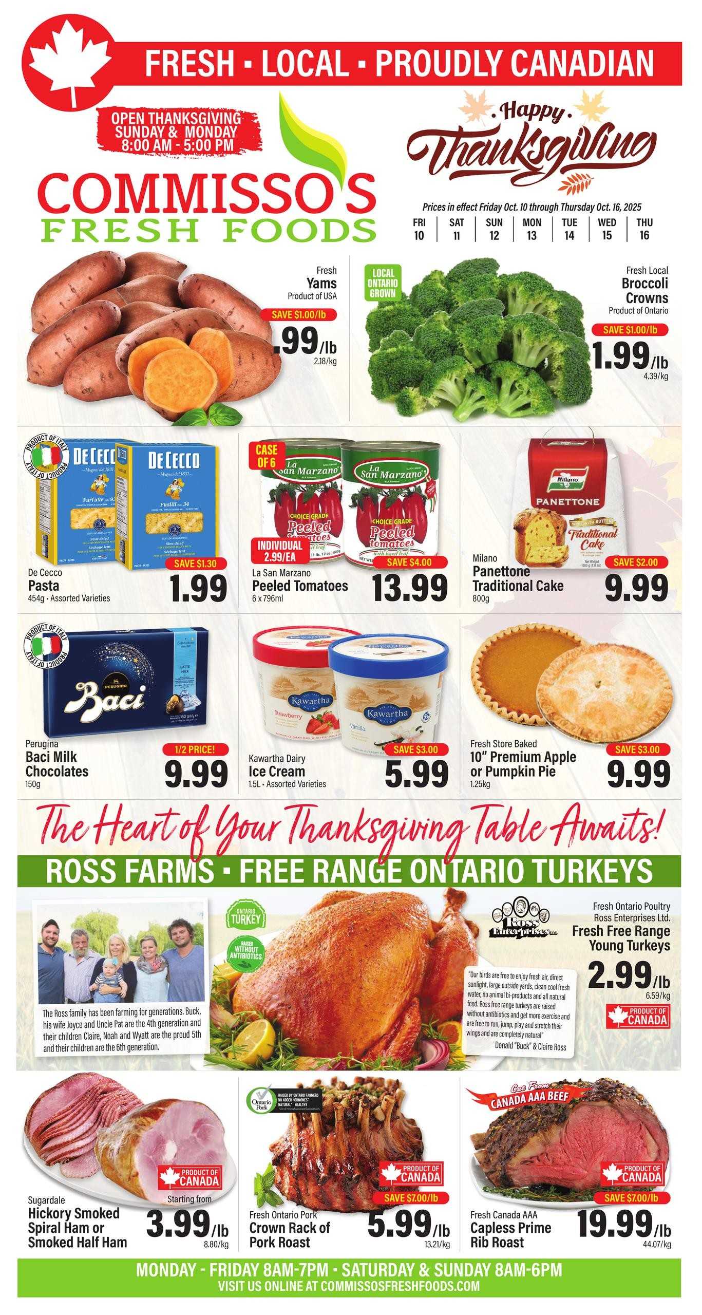 Commisso's Fresh Foods Flyer October 10 to 16