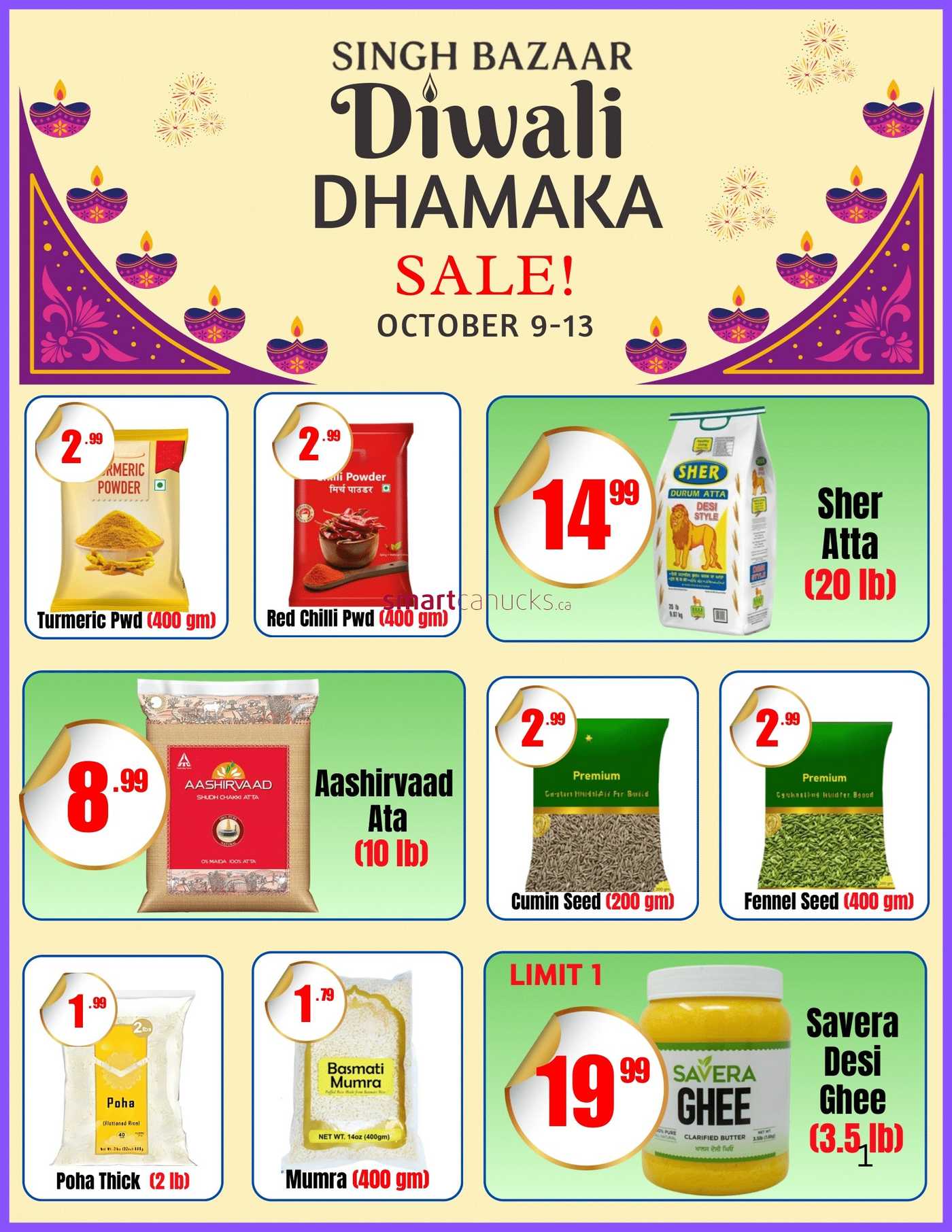 Singh Bazaar Flyer October 9 to 13