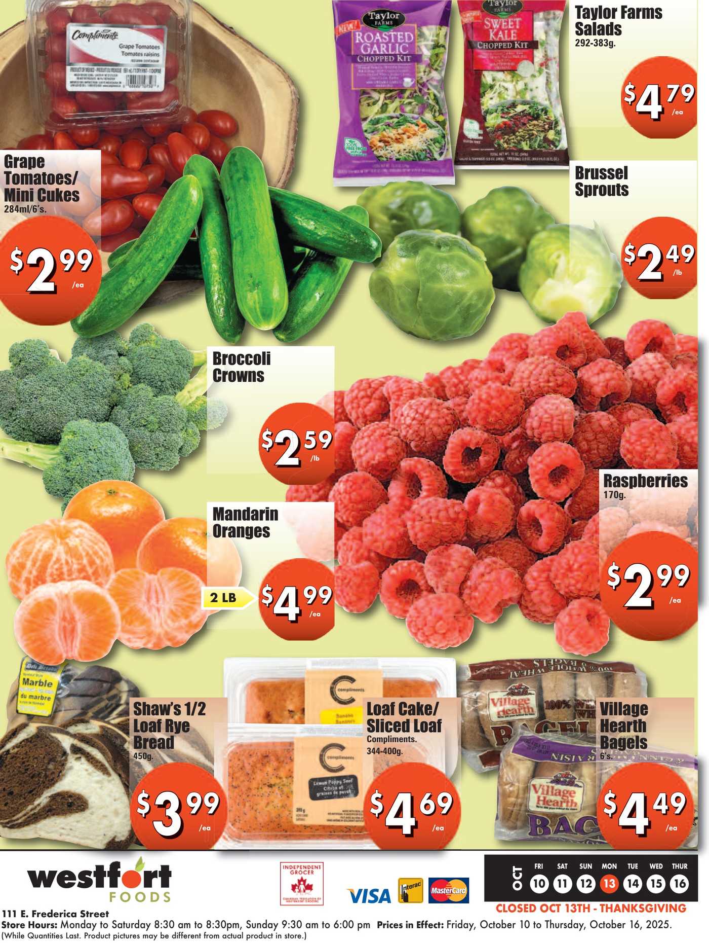 Westfort Foods Flyer October 10 to 16