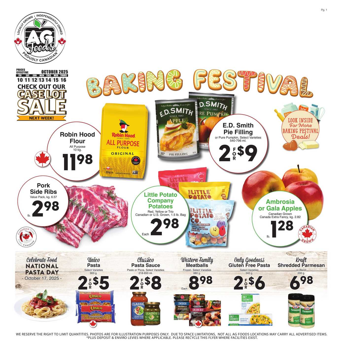 AG Foods Flyer October 10 to 16