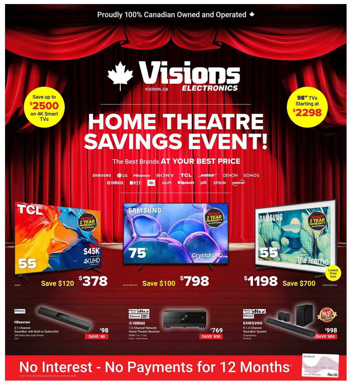 Visions Electronics Canada Flyers