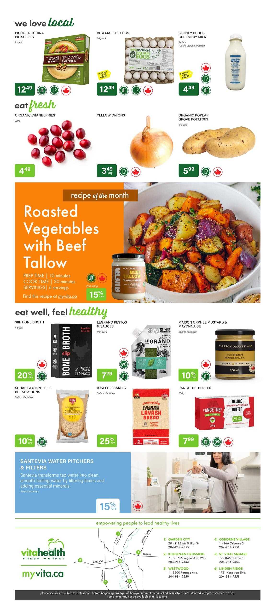 Vita Health Fresh Market Flyer October 9 to 29