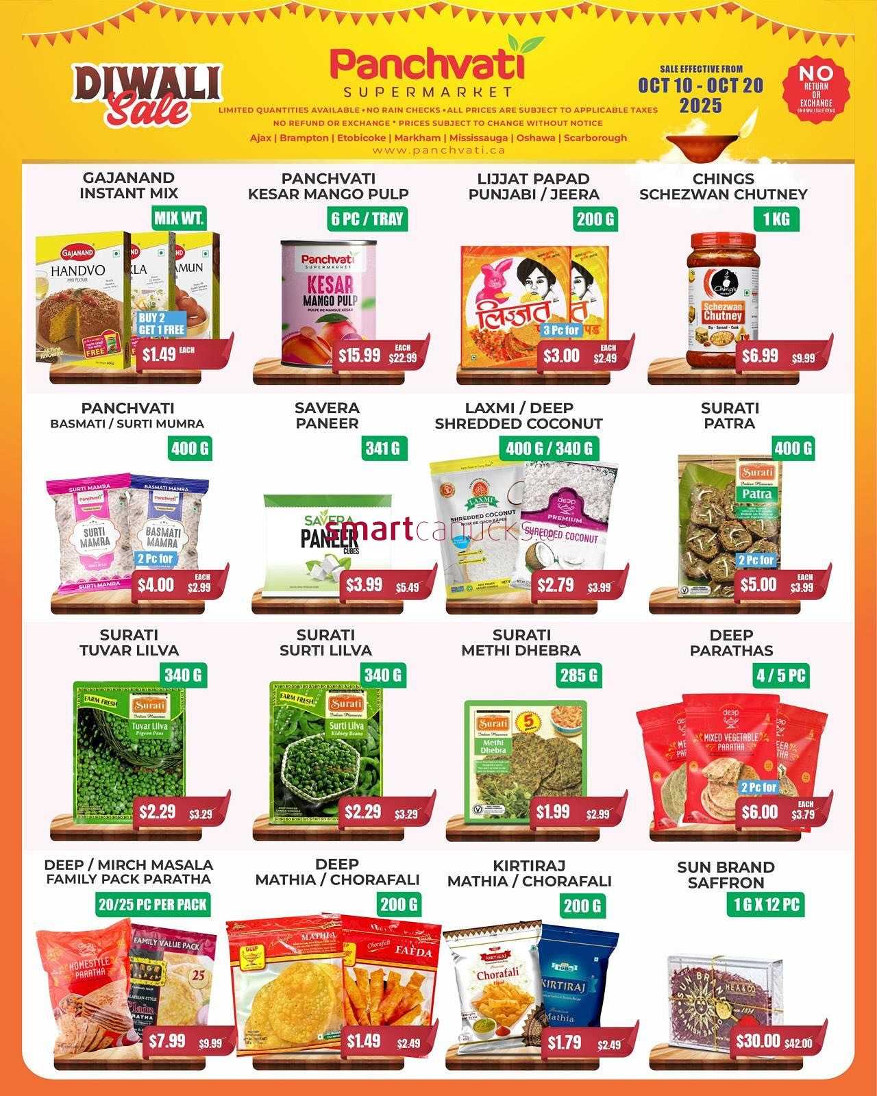 Panchvati Supermarket Flyer October 10 to 20
