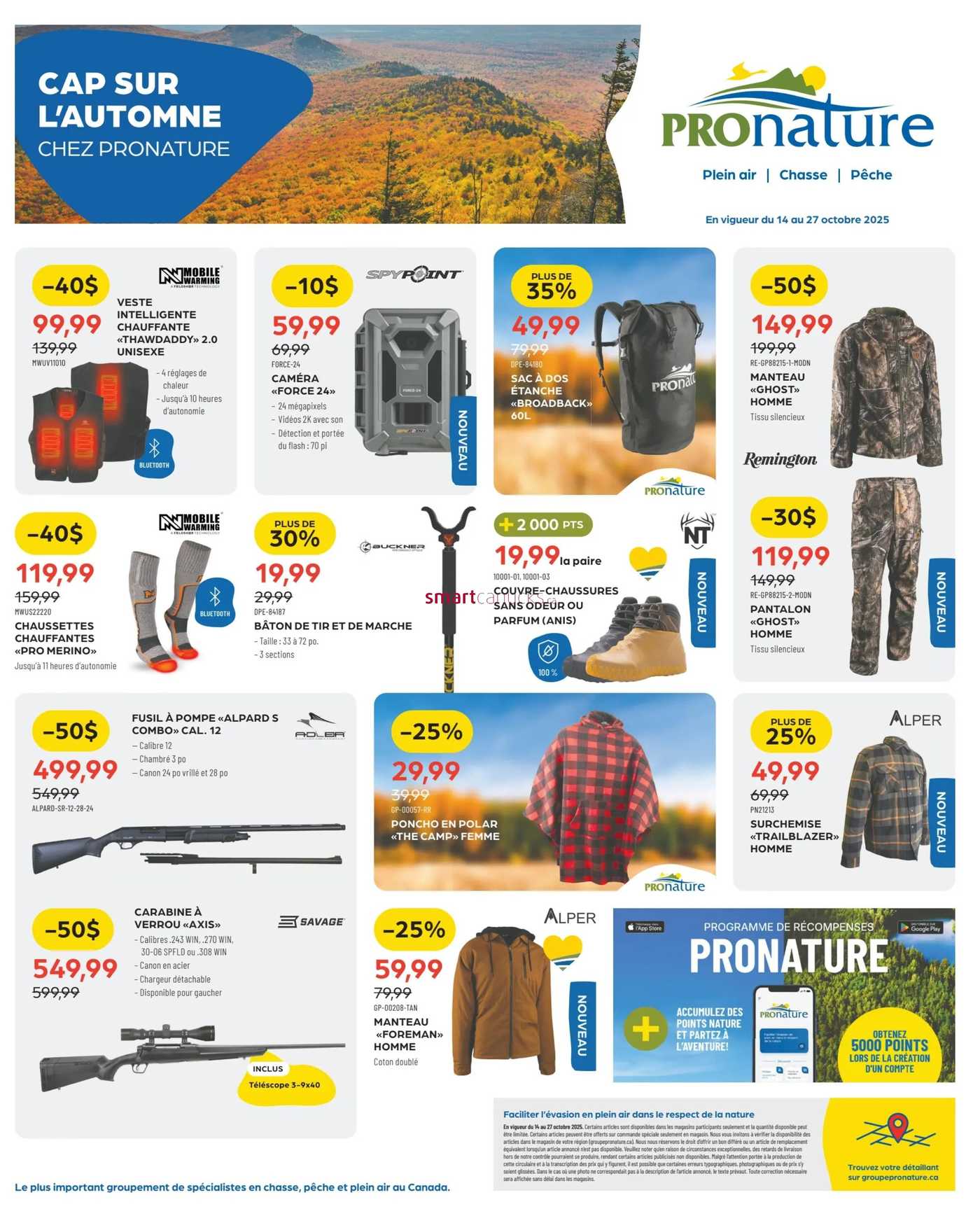 Pronature Flyer October 14 to 27