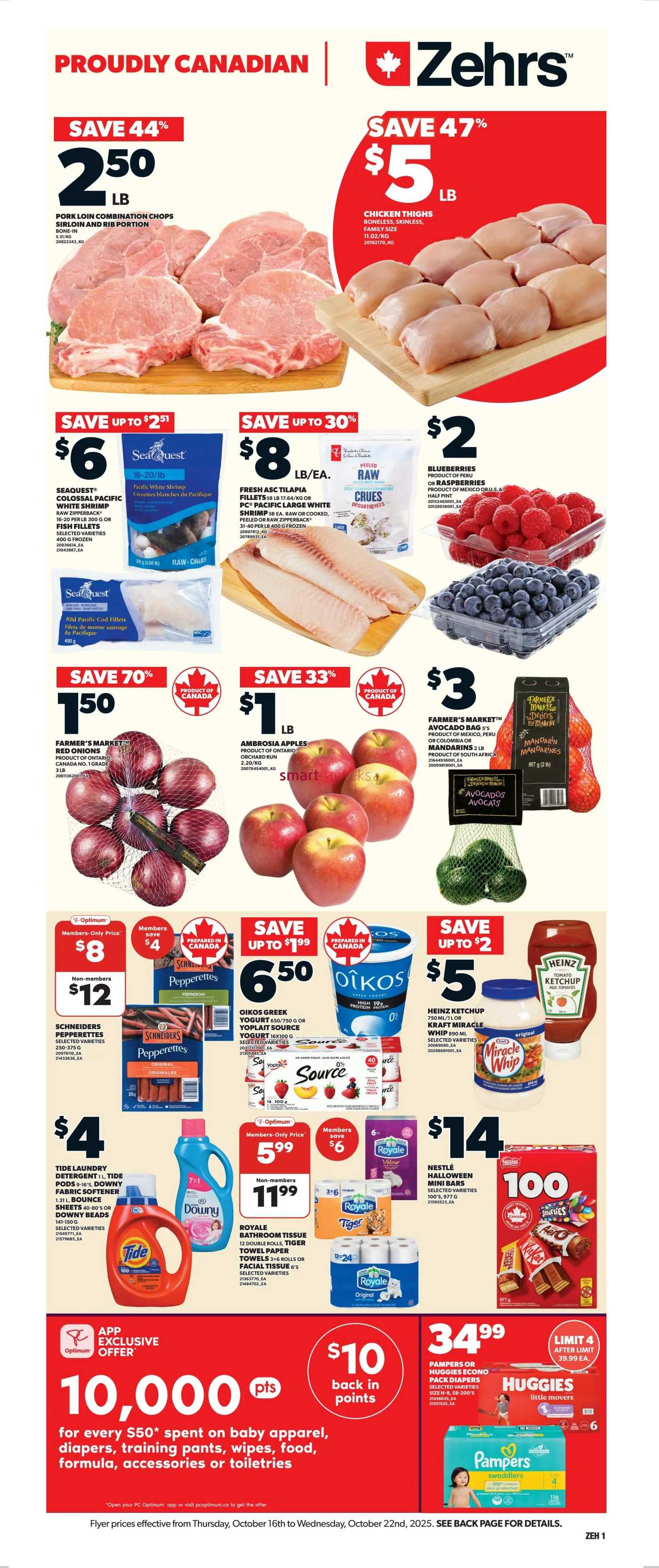 Zehrs Flyer October 16 to 22