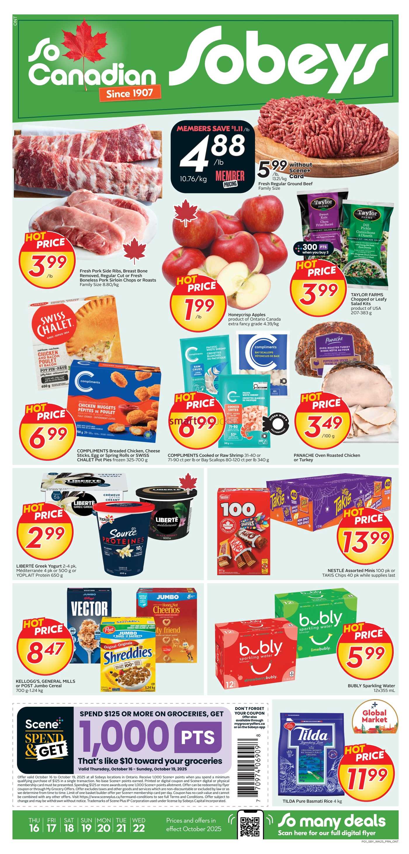 Sobeys (ON) Flyer October 16 to 22