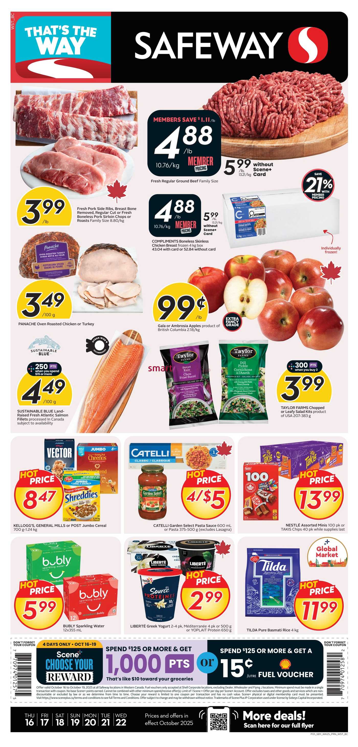 Safeway (BC) Flyer October 16 to 22