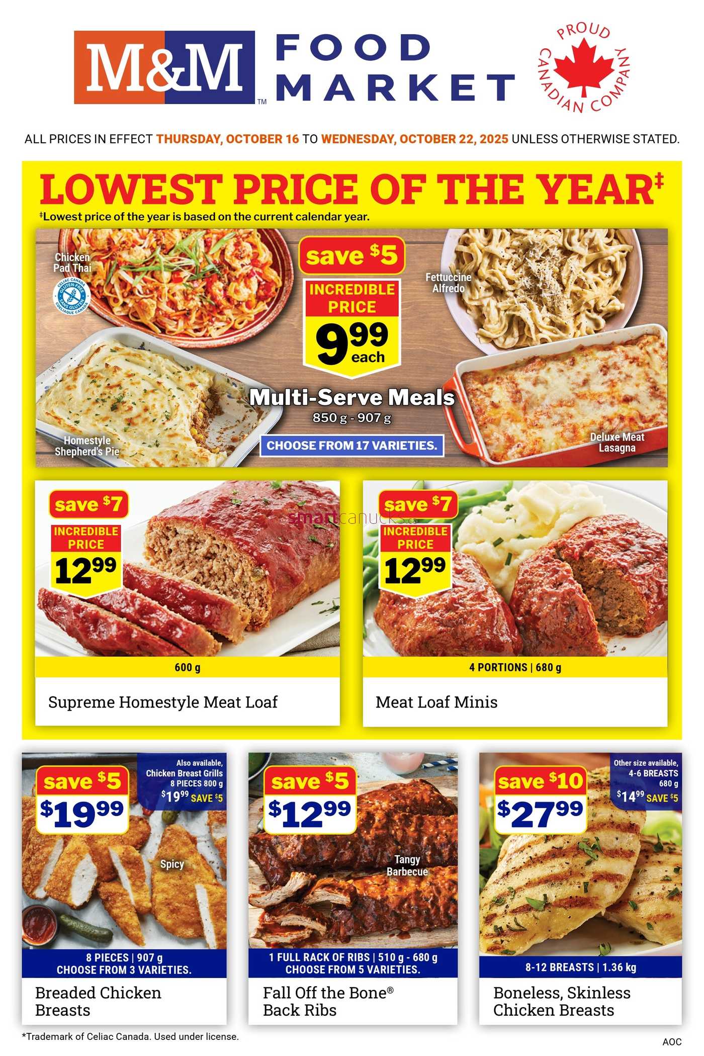 M&M Food Market (Atlantic & West) Flyer October 16 to 22