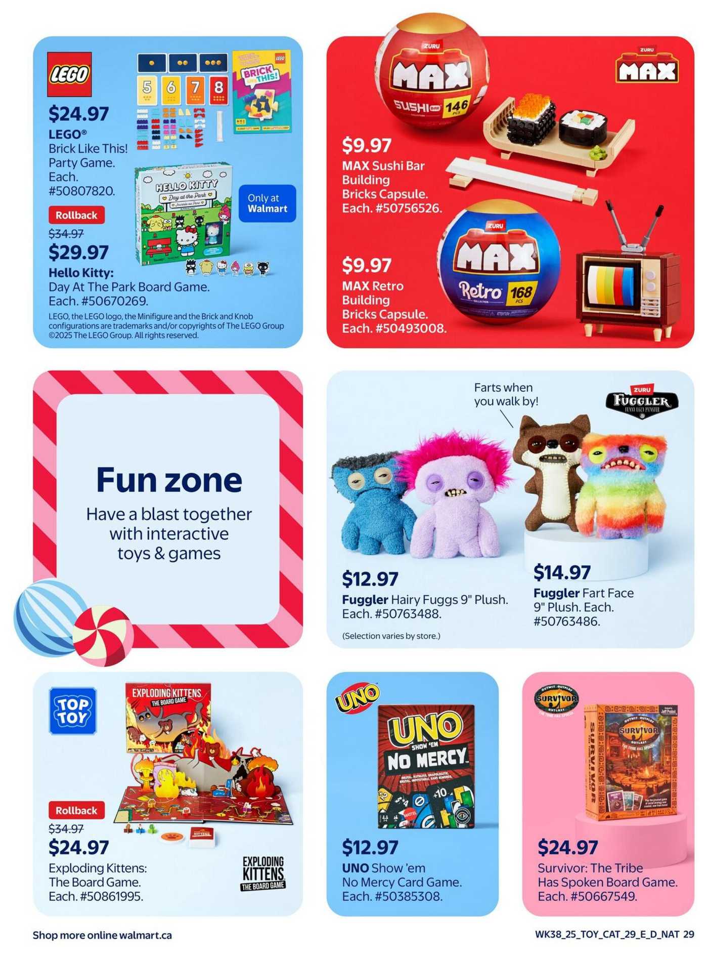 Walmart Toy Shop Flyer October 16 to December 24