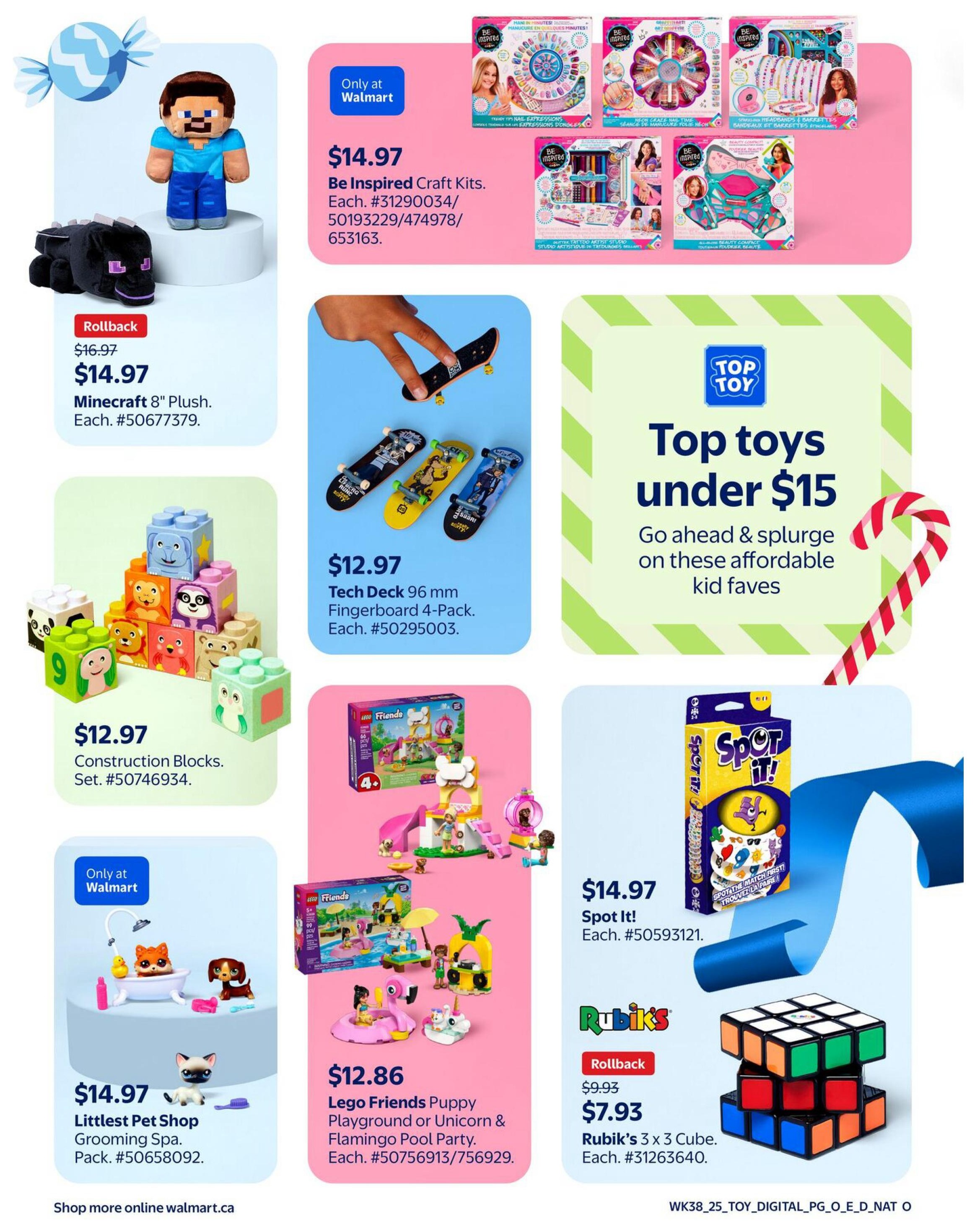Walmart Toy Shop Flyer October 16 to December 24