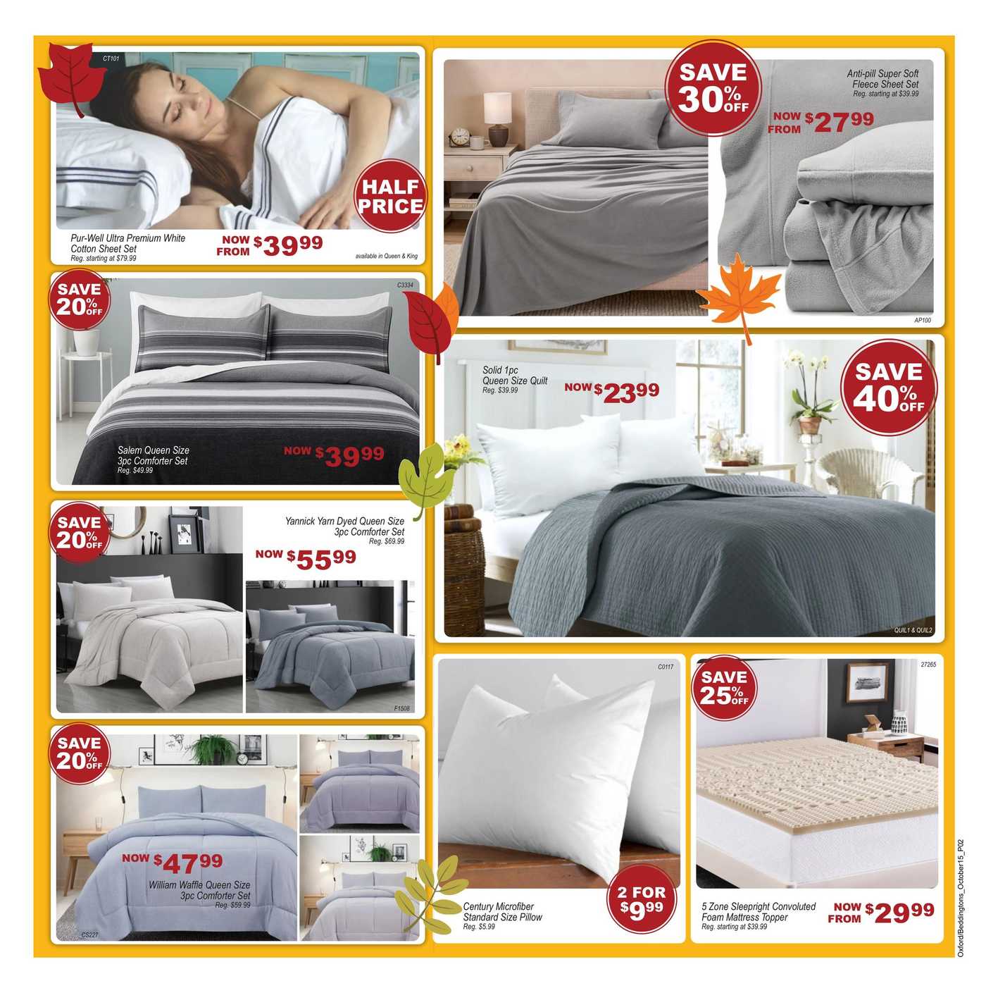 Beddington's Flyer October 15 to November 11