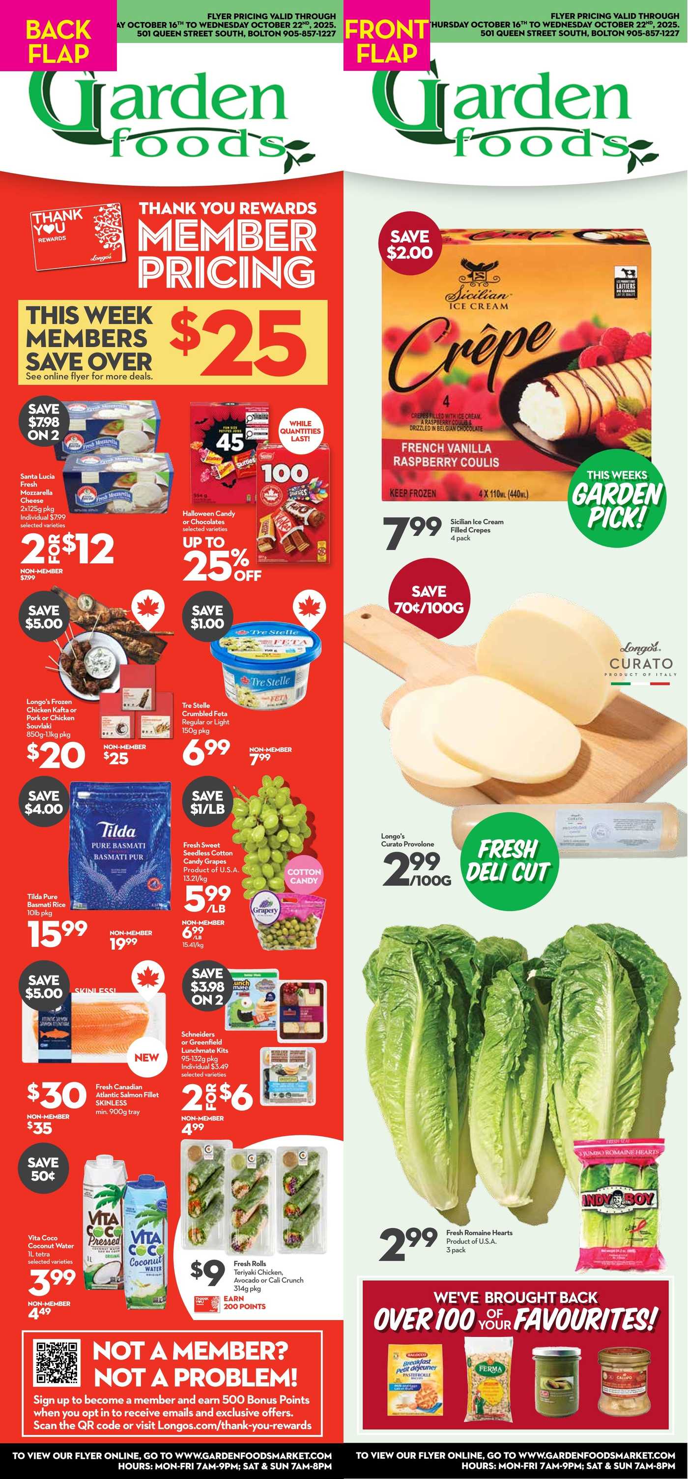 Garden Foods Flyer October 16 to 22