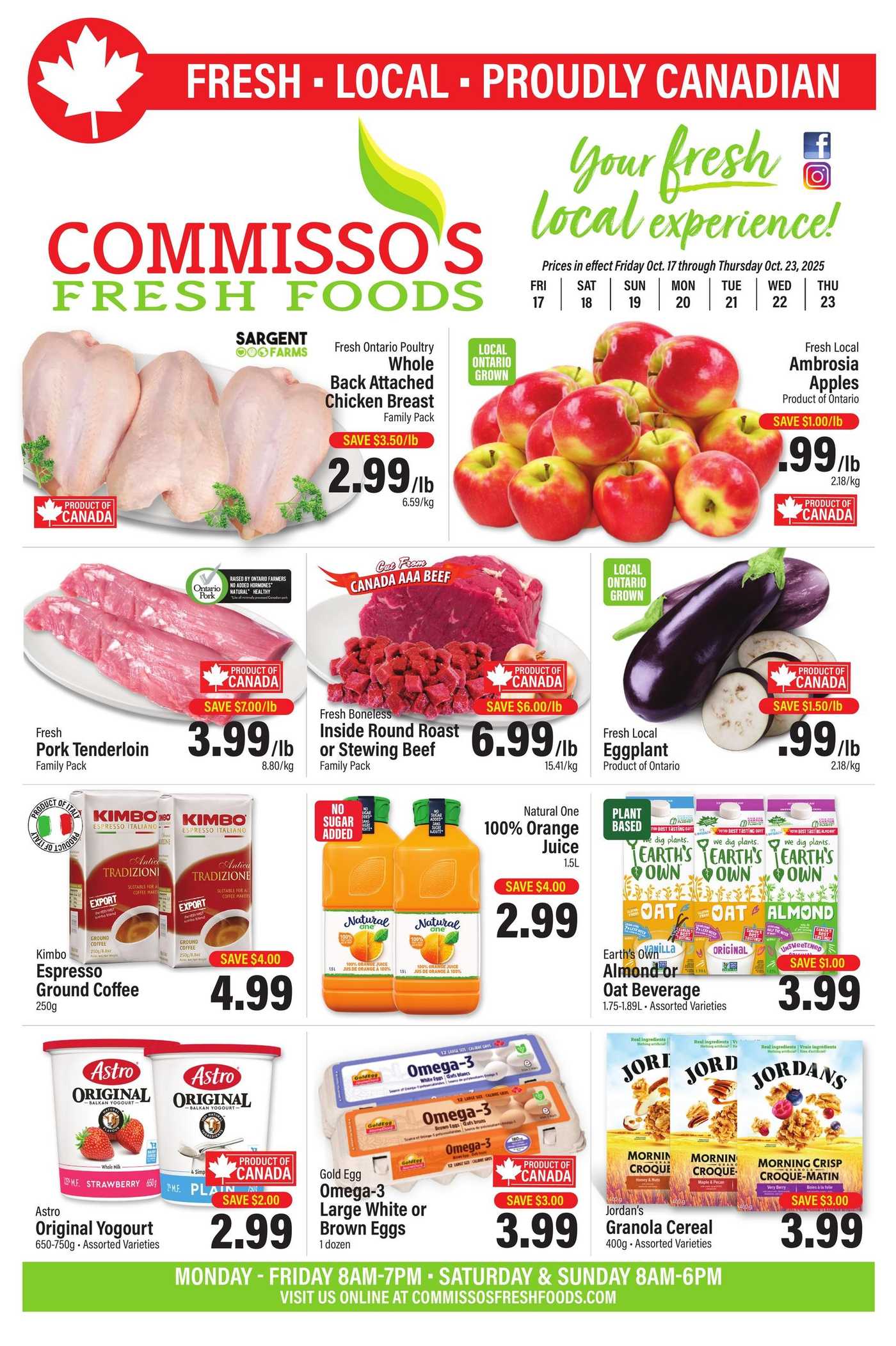Commisso's Fresh Foods Flyer October 17 to 23