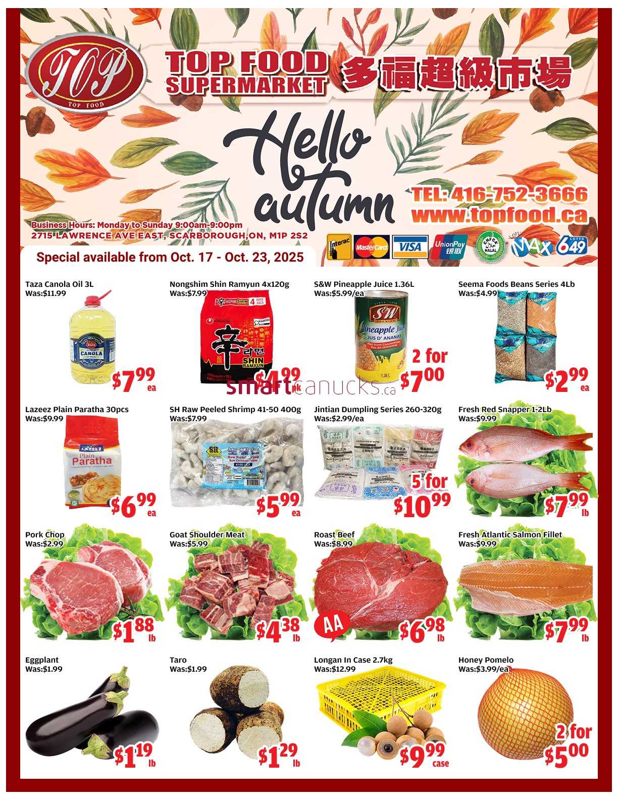 Top Food Supermarket Flyer October 17 to 23