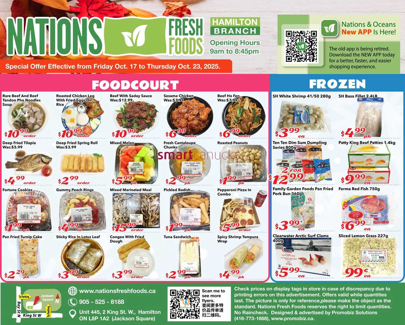 Nations Fresh Foods (Hamilton) Flyer October 17 to 23