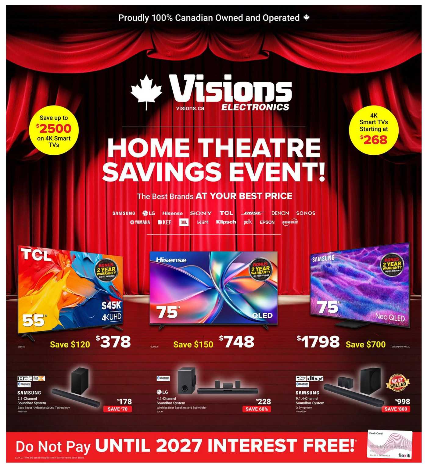 Visions Electronics Canada Flyers