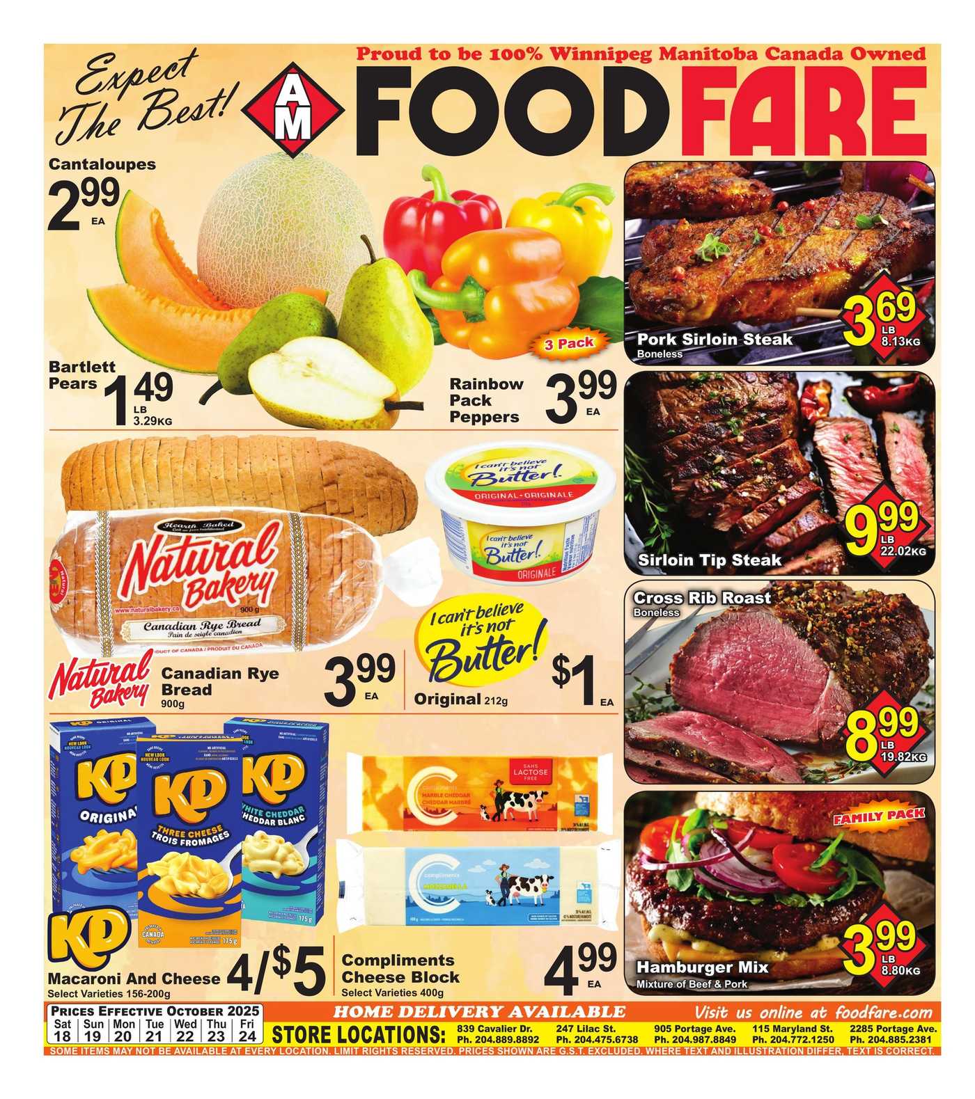 Food Fare Flyer October 18 to 24
