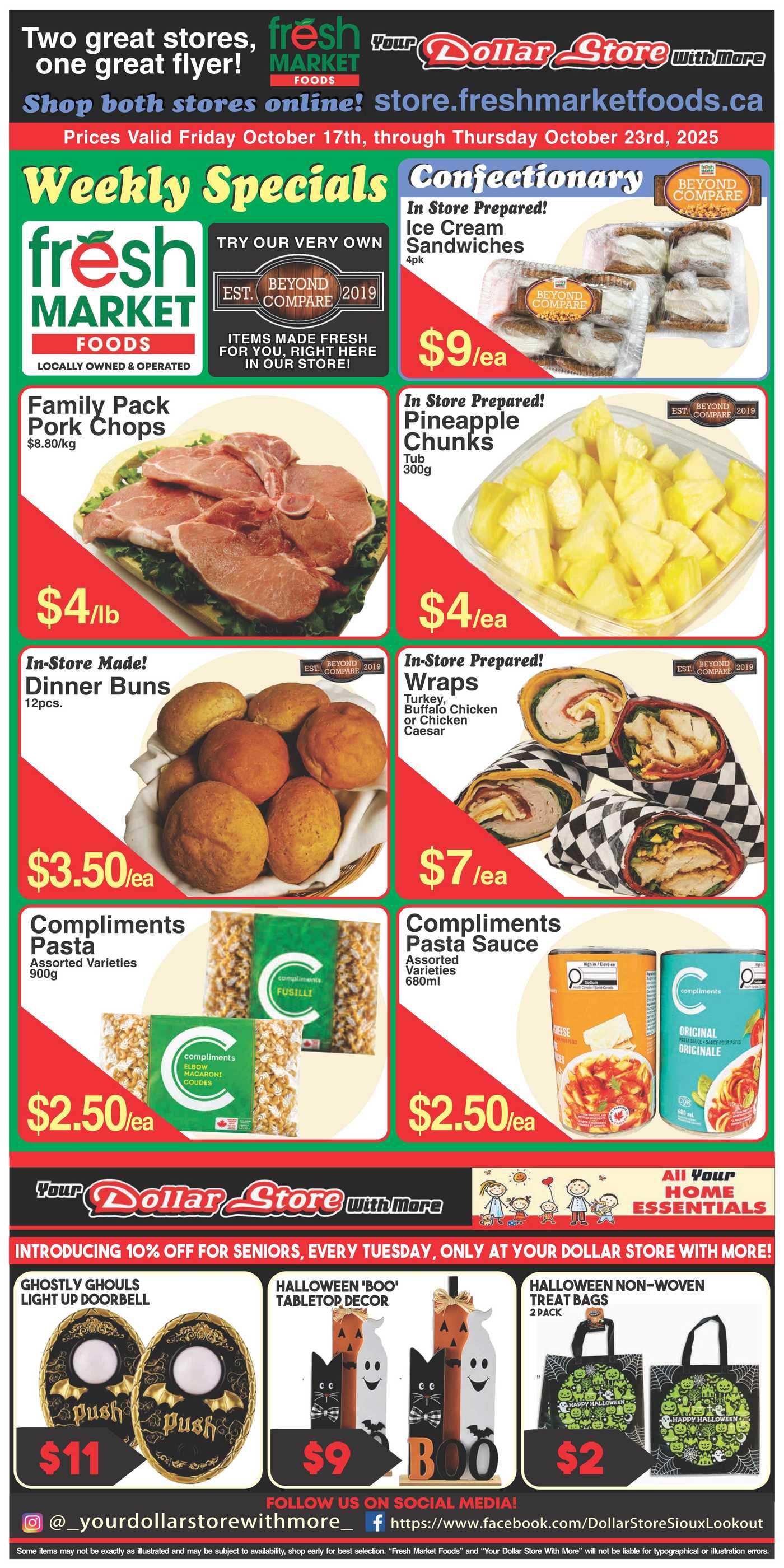 Fresh Market Foods Flyer October 17 to 23